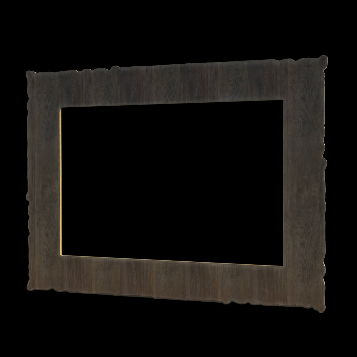 Georgian Style Frame With Gold Leaf and Wood Texture - Daz Content by Omni-Moulage