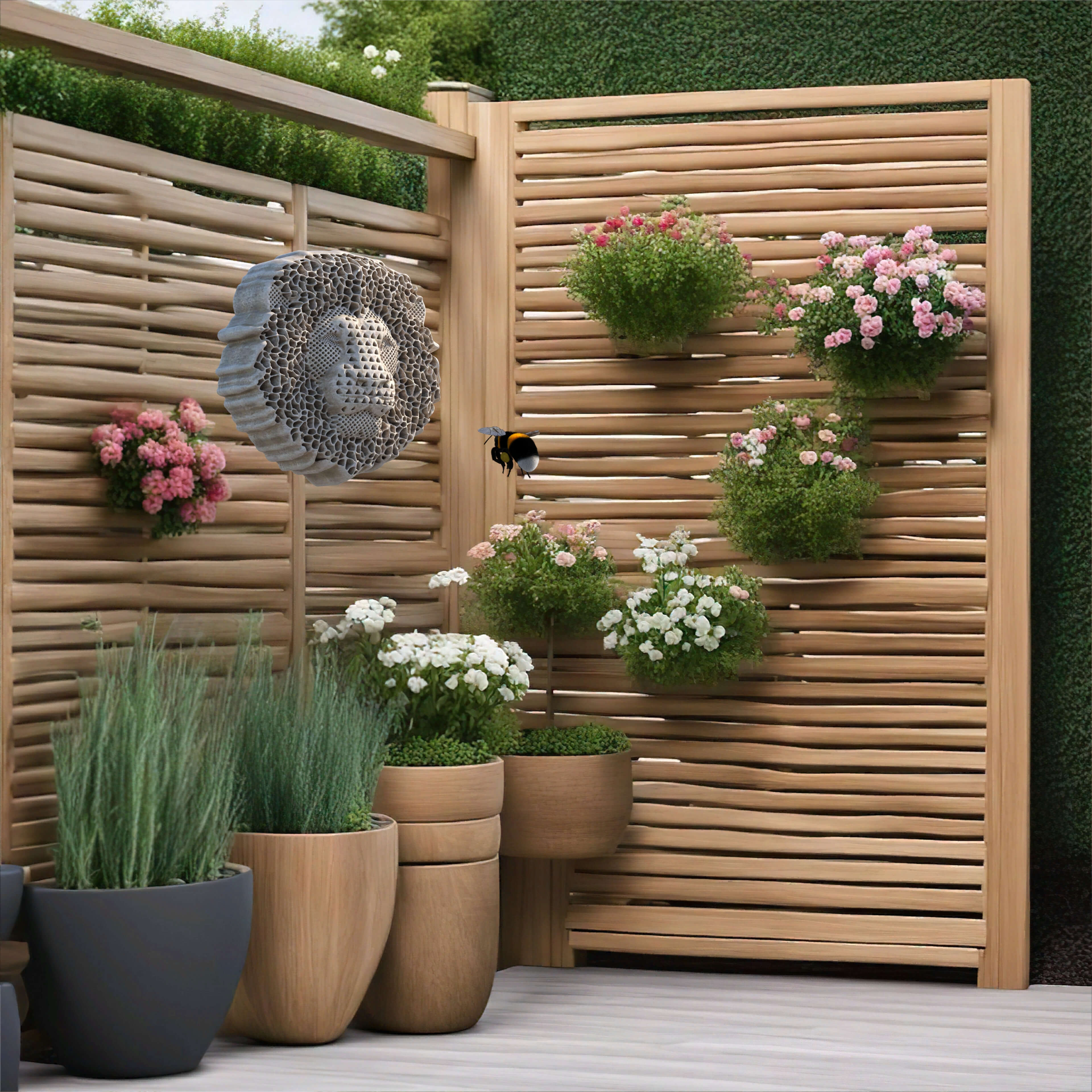 Lion Head Bug Hostel - 3D Print Model by Omni-Moulage