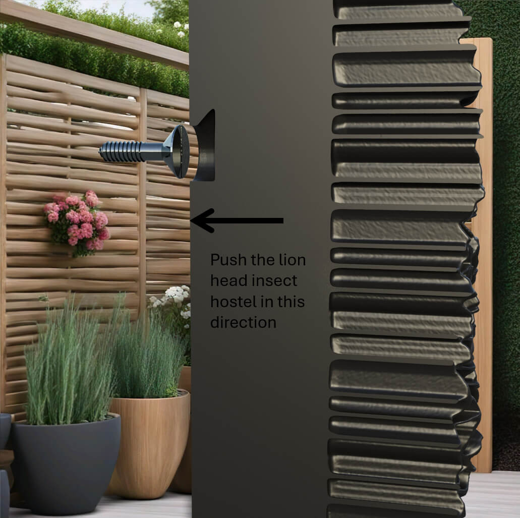 Lion Head Bug Hostel - 3D Print Model by Omni-Moulage