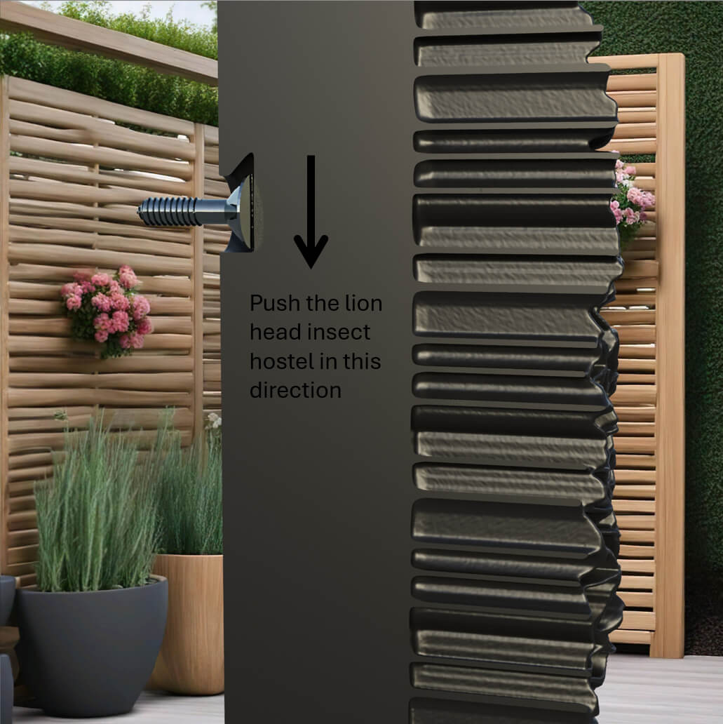 Lion Head Bug Hostel - 3D Print Model by Omni-Moulage