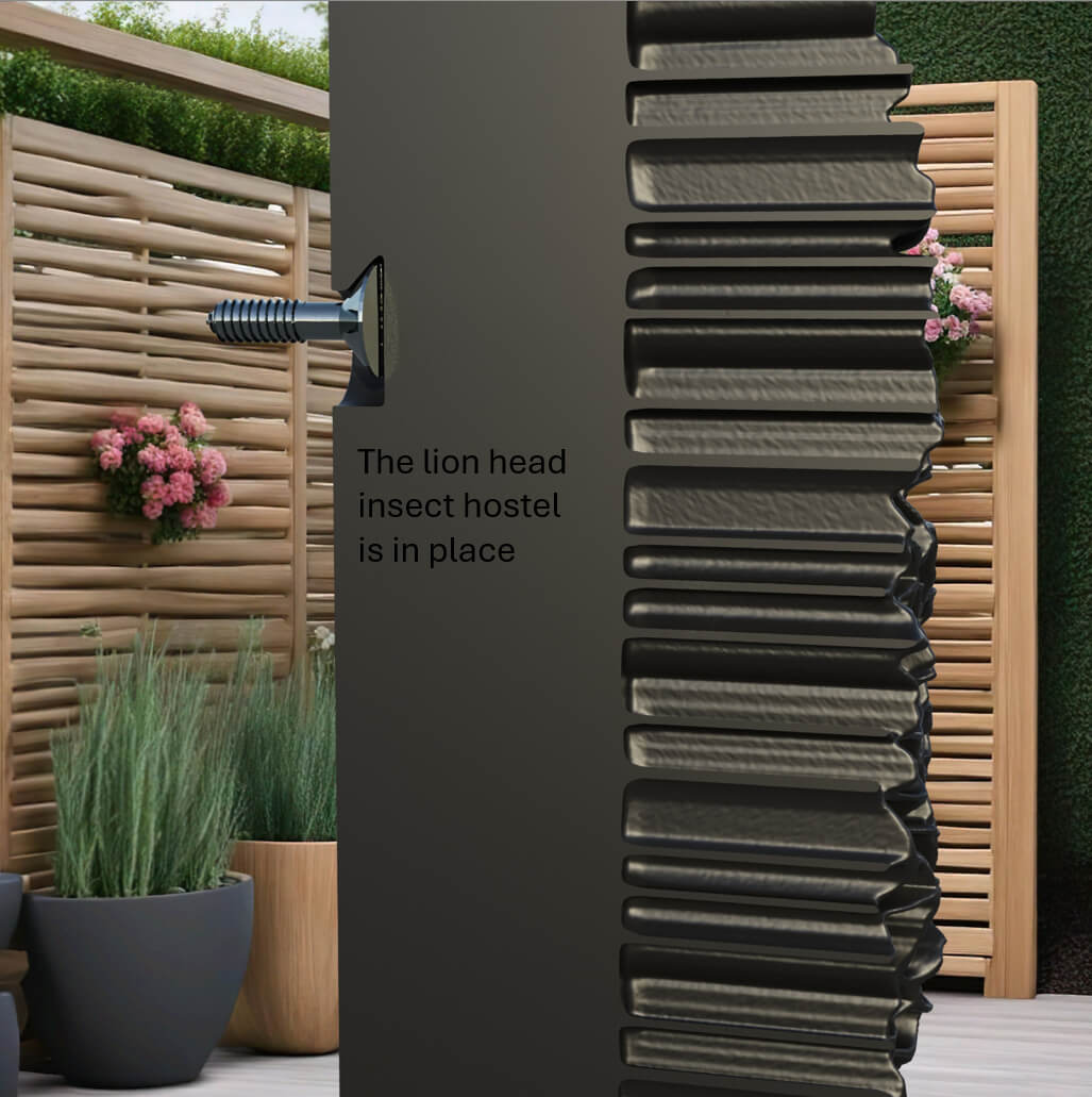 Lion Head Bug Hostel - 3D Print Model by Omni-Moulage