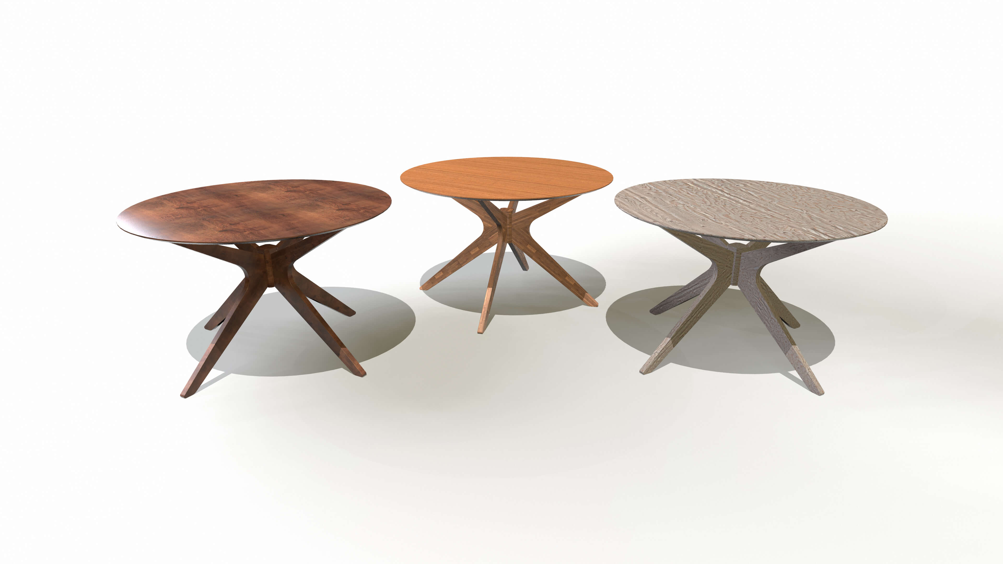 Dinner Table 001 - 3D Model by onefivesilk