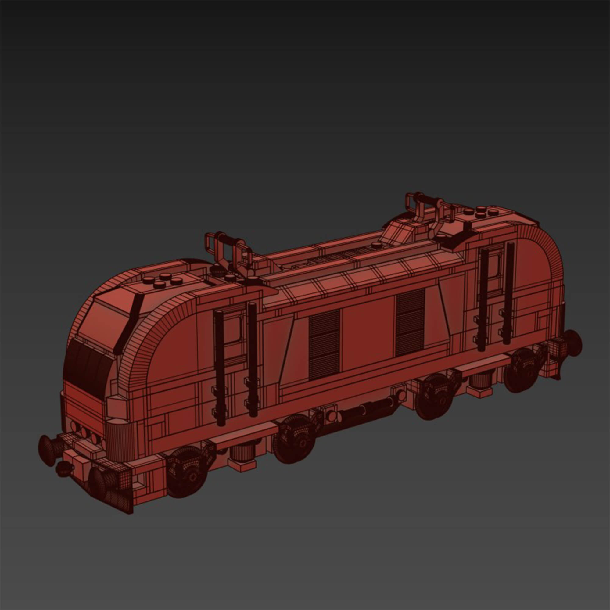 60336 Freight Train - 3D Model by ONModels