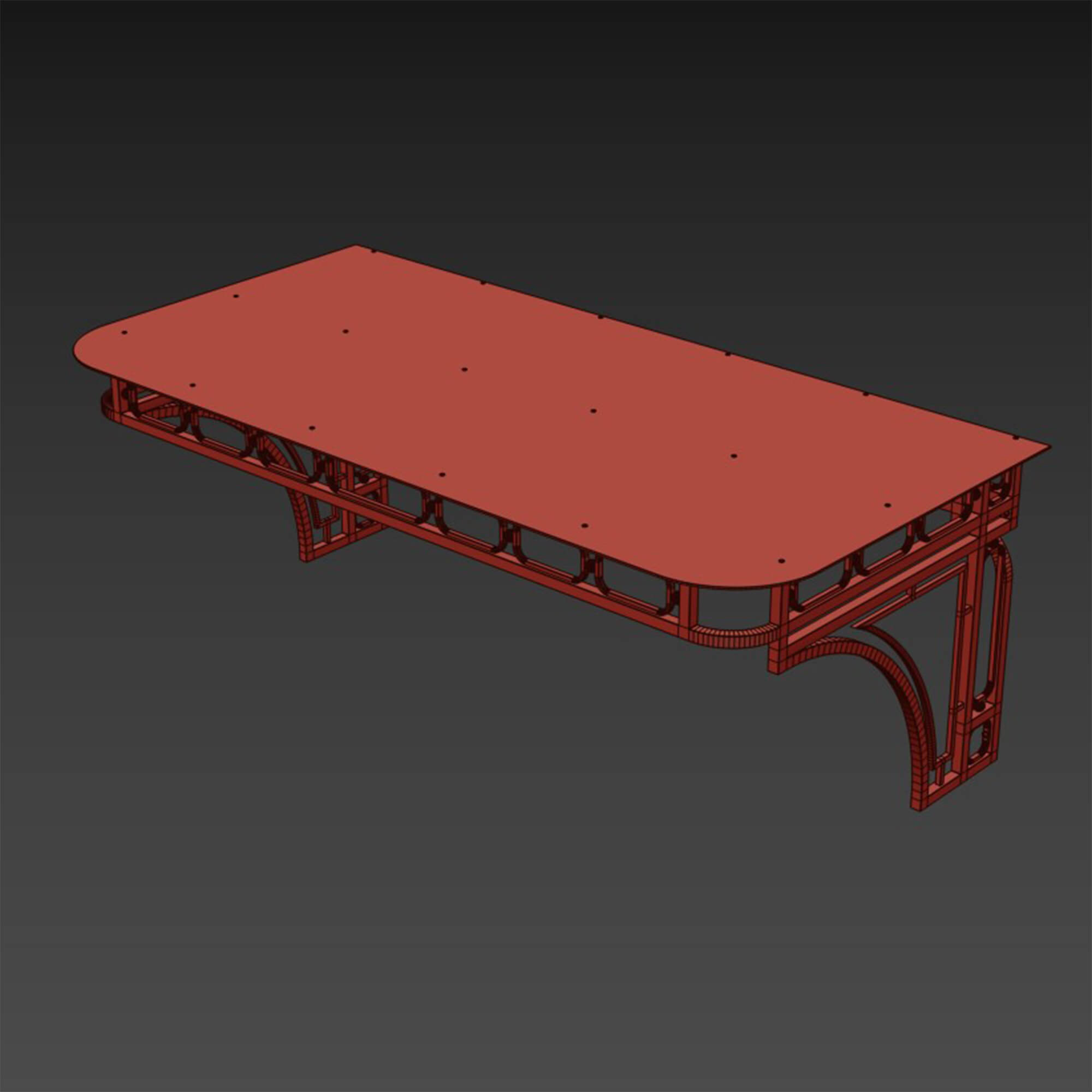 Canopy Black Loft 002 - 3D Model by ONModels