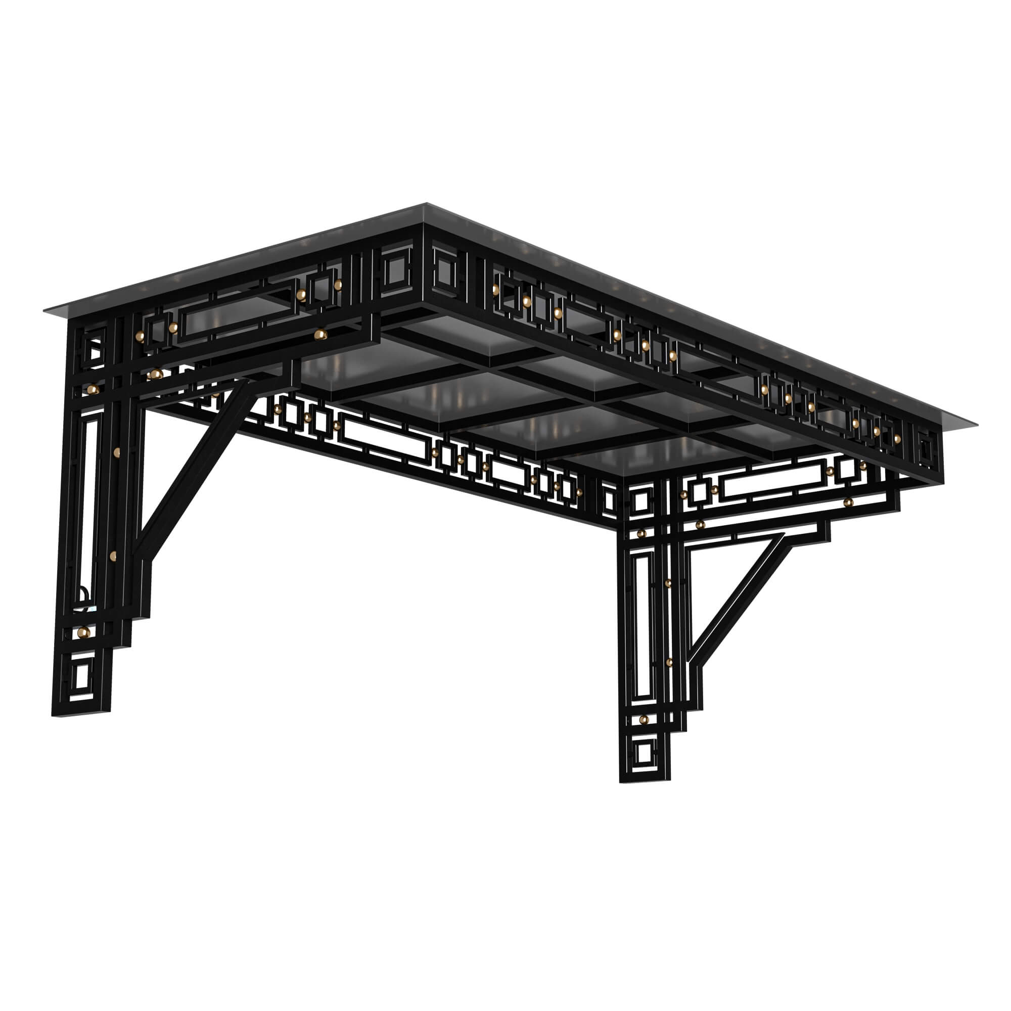 Canopy Black Loft 003 - 3D Model by ONModels