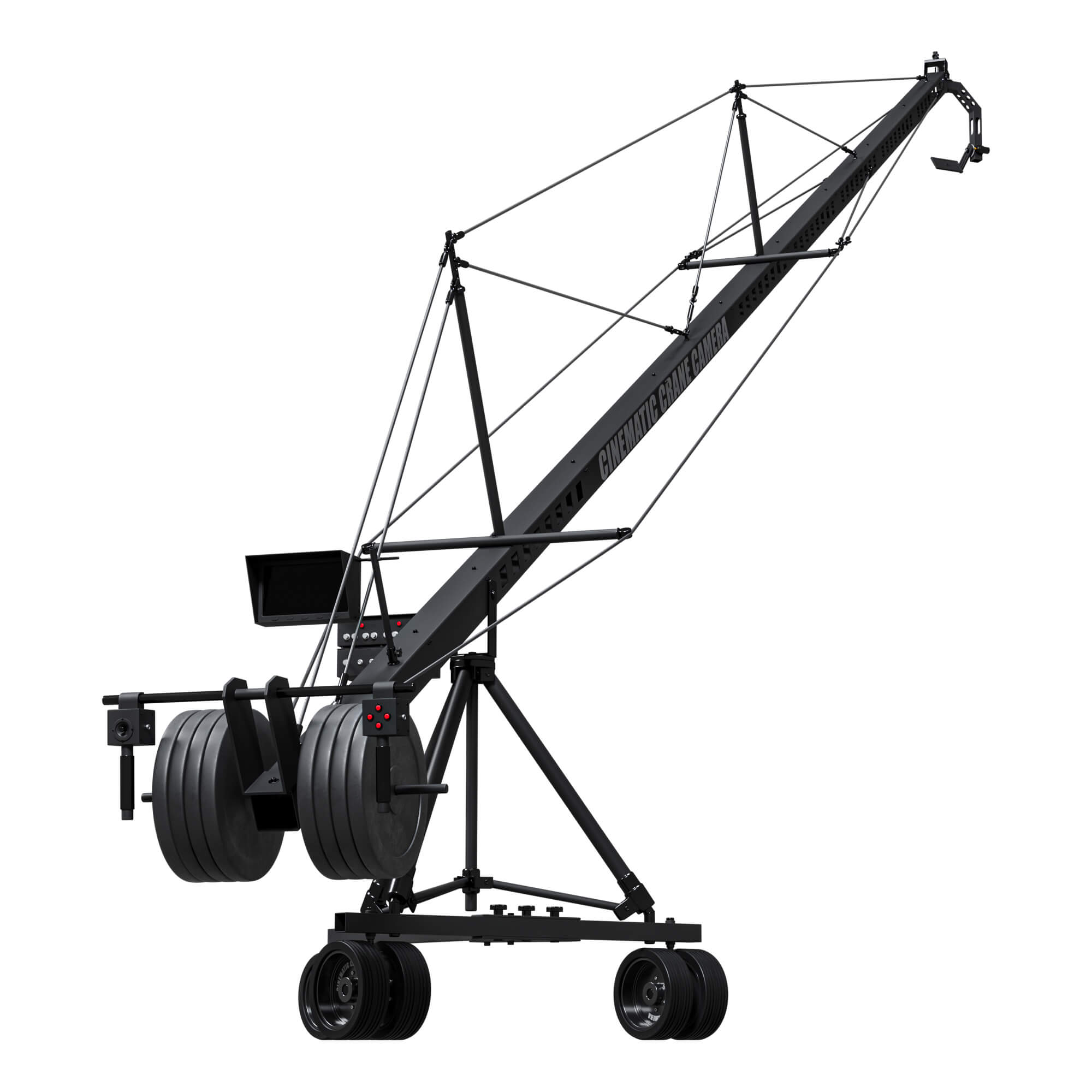 Cinematic Crane Camera Black - 3D Model by ONModels