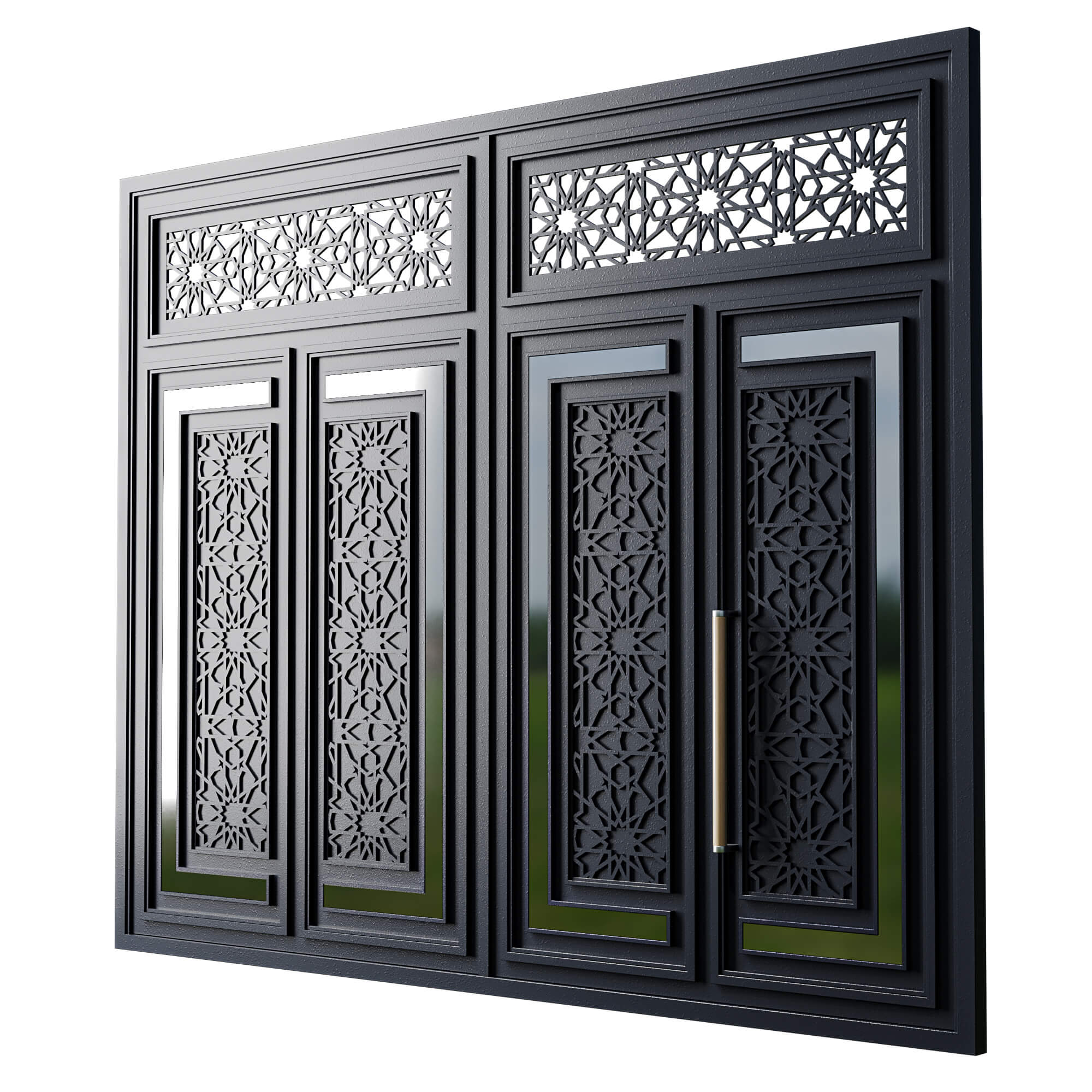 Gate Black Loft 012 - 3D Model by ONModels