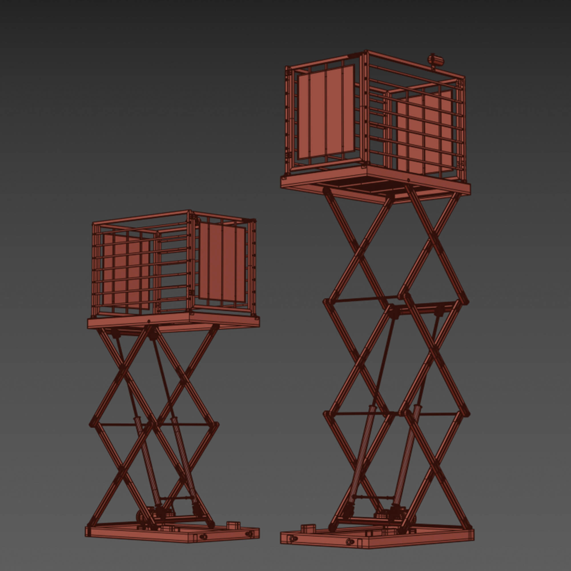 Hydraulic Lift - 3D Model by ONModels