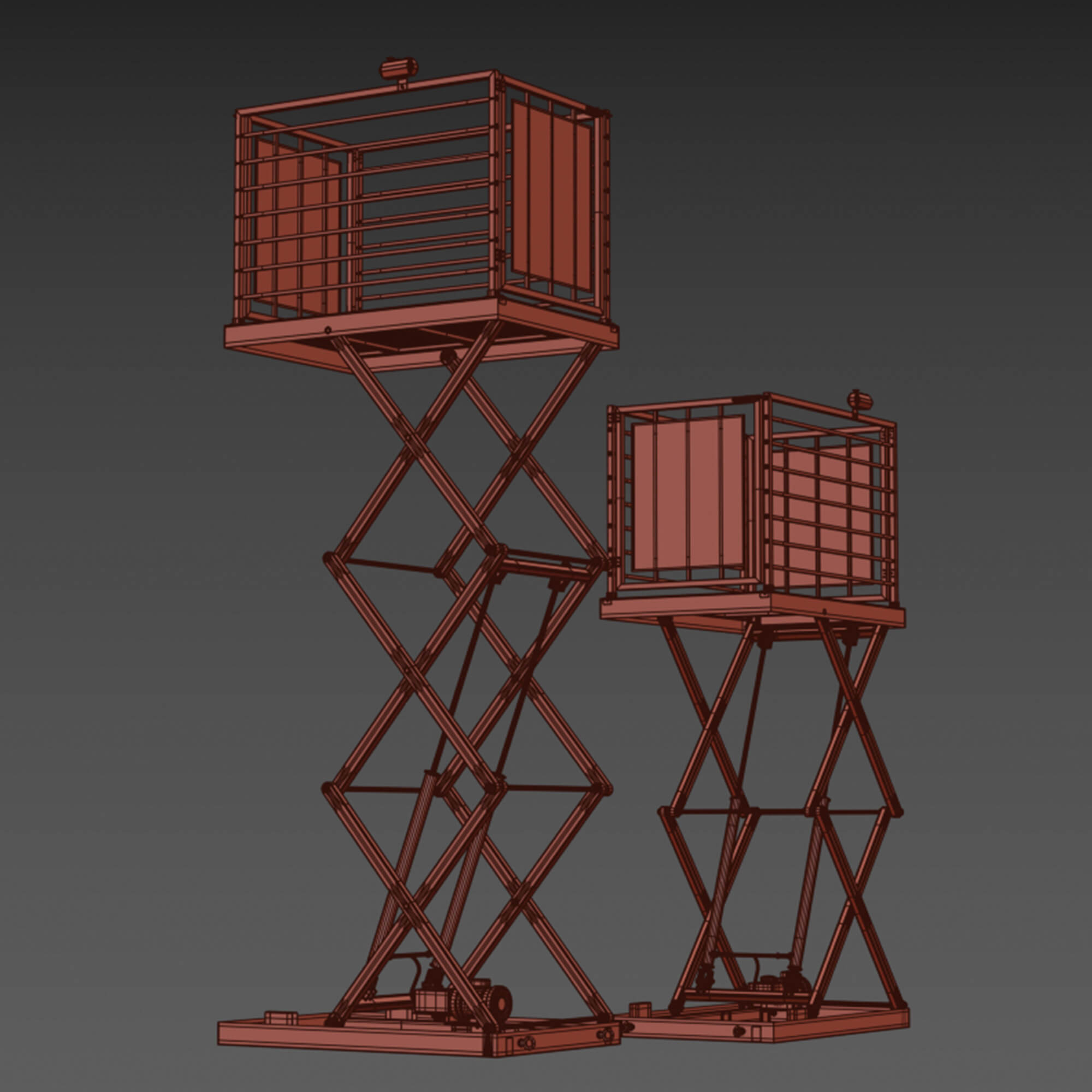 Hydraulic Lift - 3D Model by ONModels