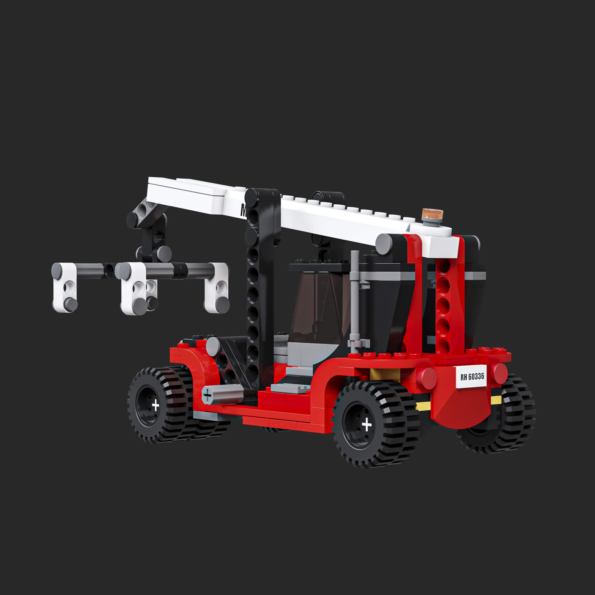 Lego 60336 Forklift Truck - 3D Model by ONModels