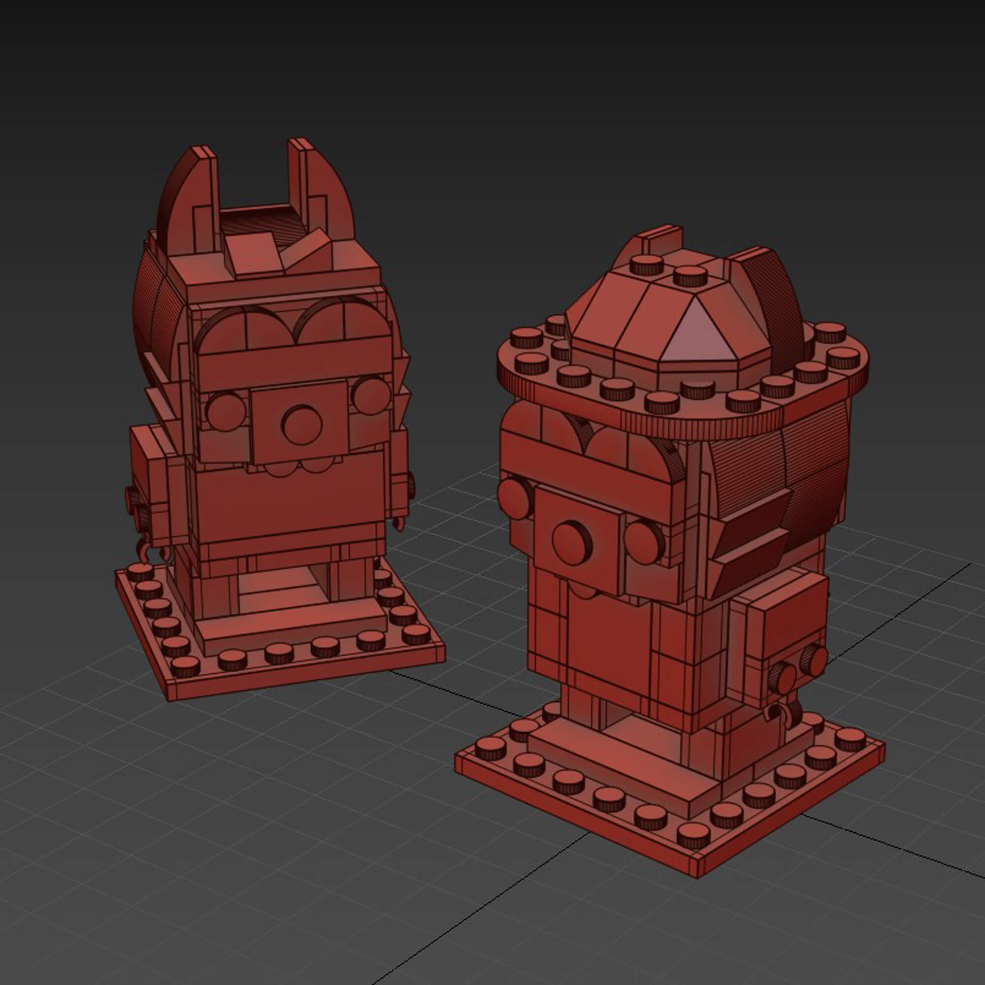 Lego Chip and Dale - 3D Model by ONModels