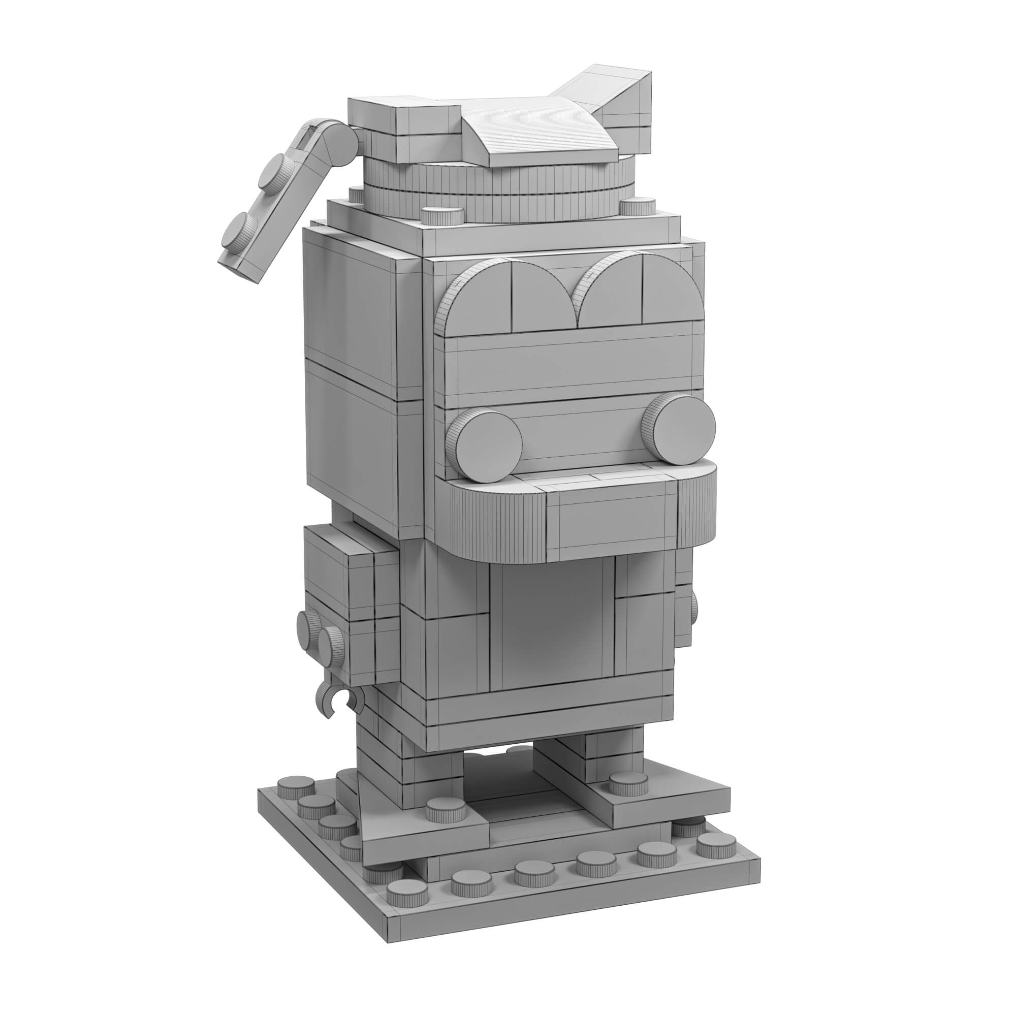 Lego Donald Duck - 3D Model by ONModels