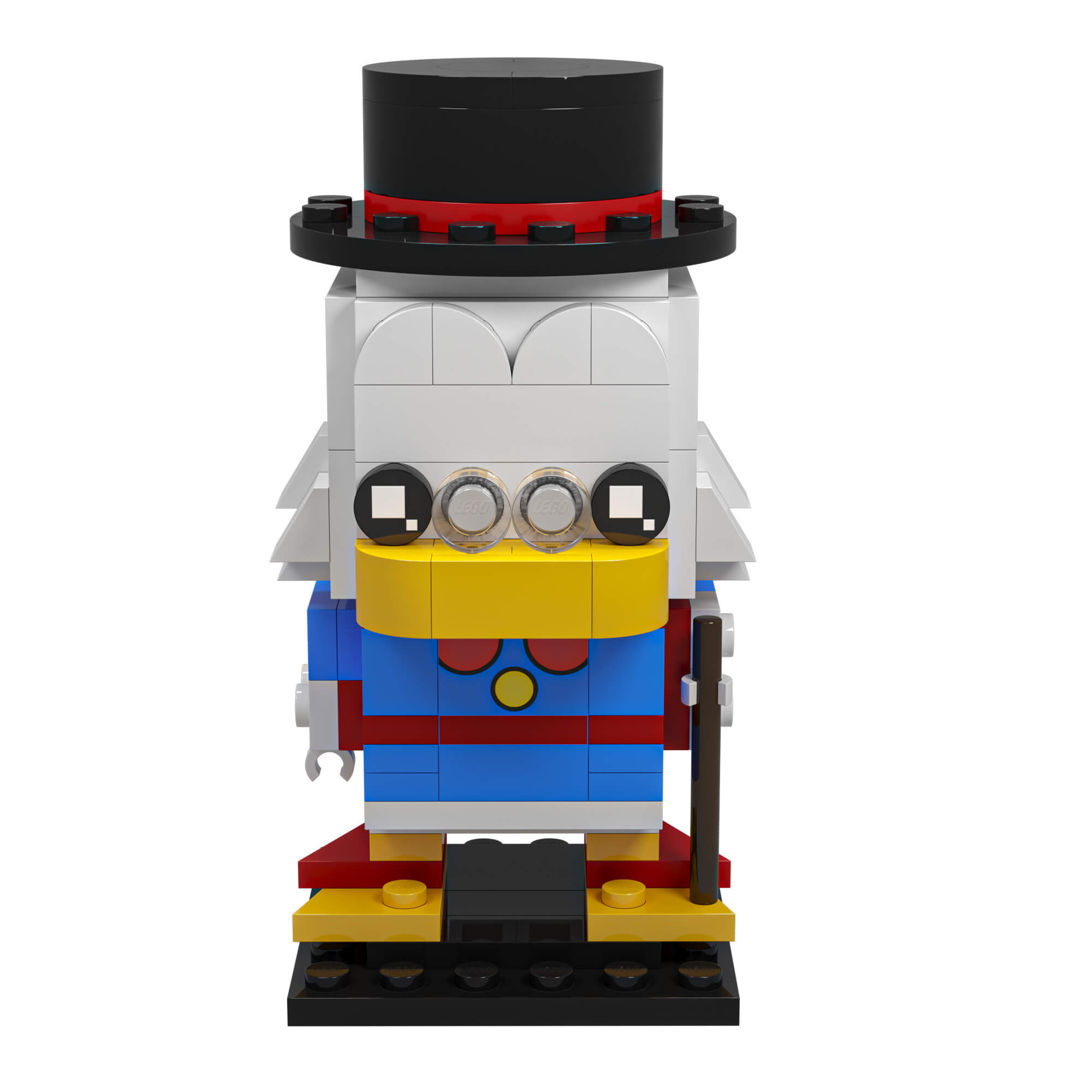 Lego Scrooge Mcduck Huey Dewey Louie - 3D Model by ONModels