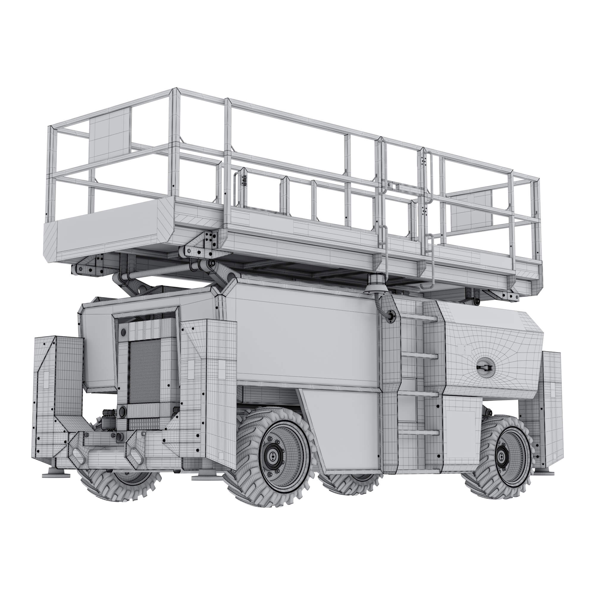 Scissor Lift Ds0000Rt - 3D Model by ONModels