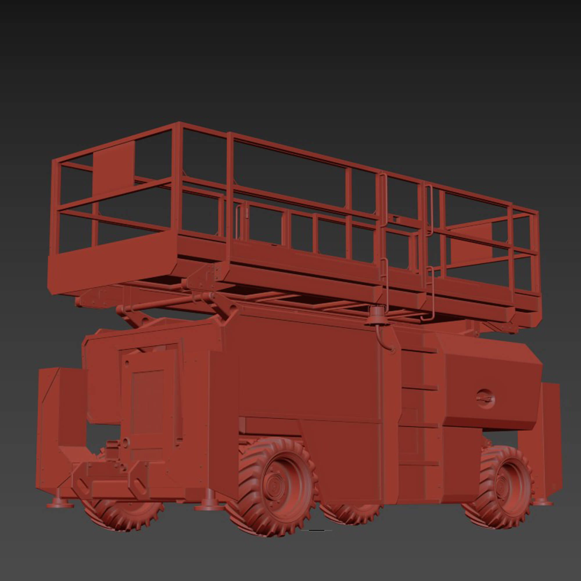 Scissor Lift Ds0000Rt - 3D Model by ONModels