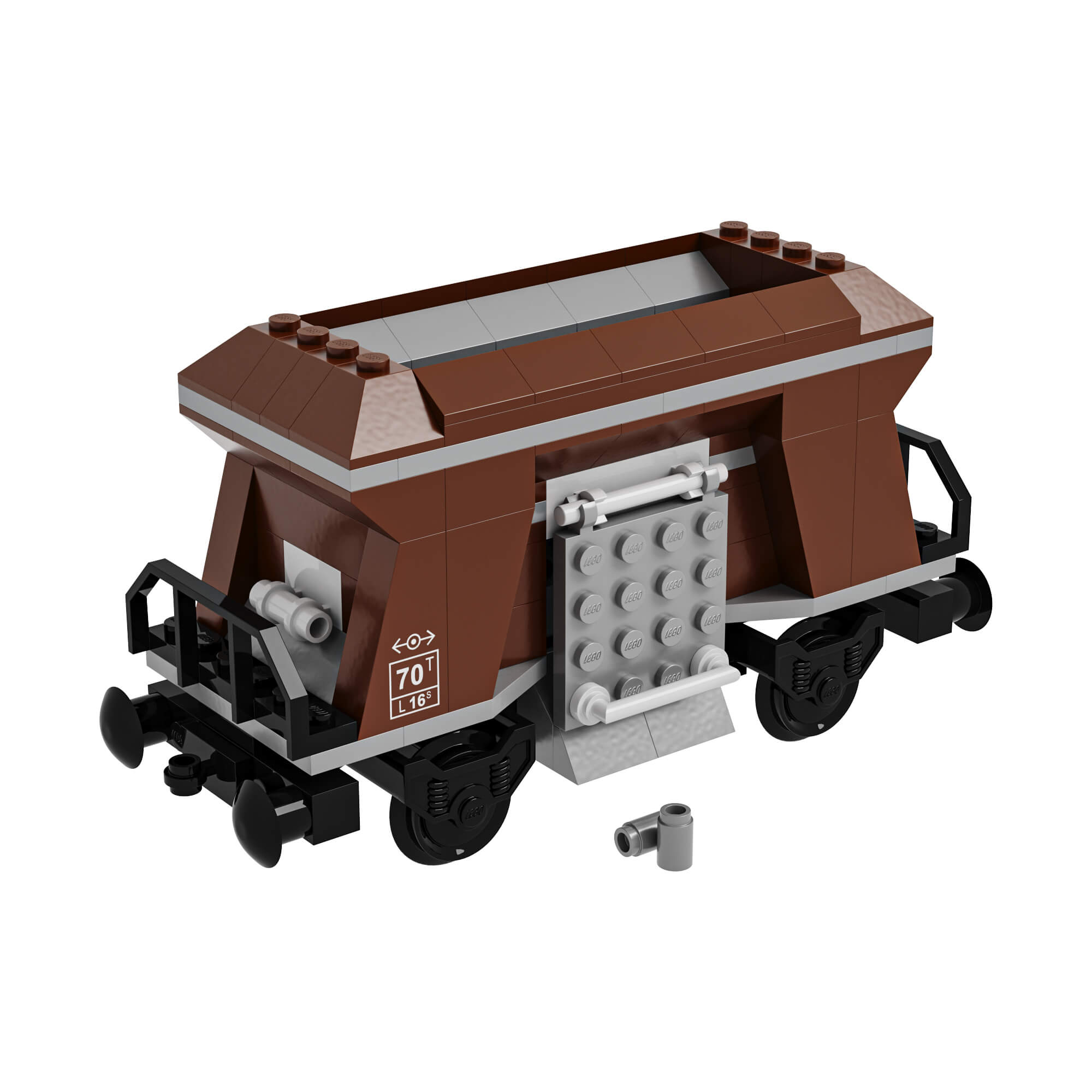 Train Lego Coal Hopper - 3D Model by ONModels
