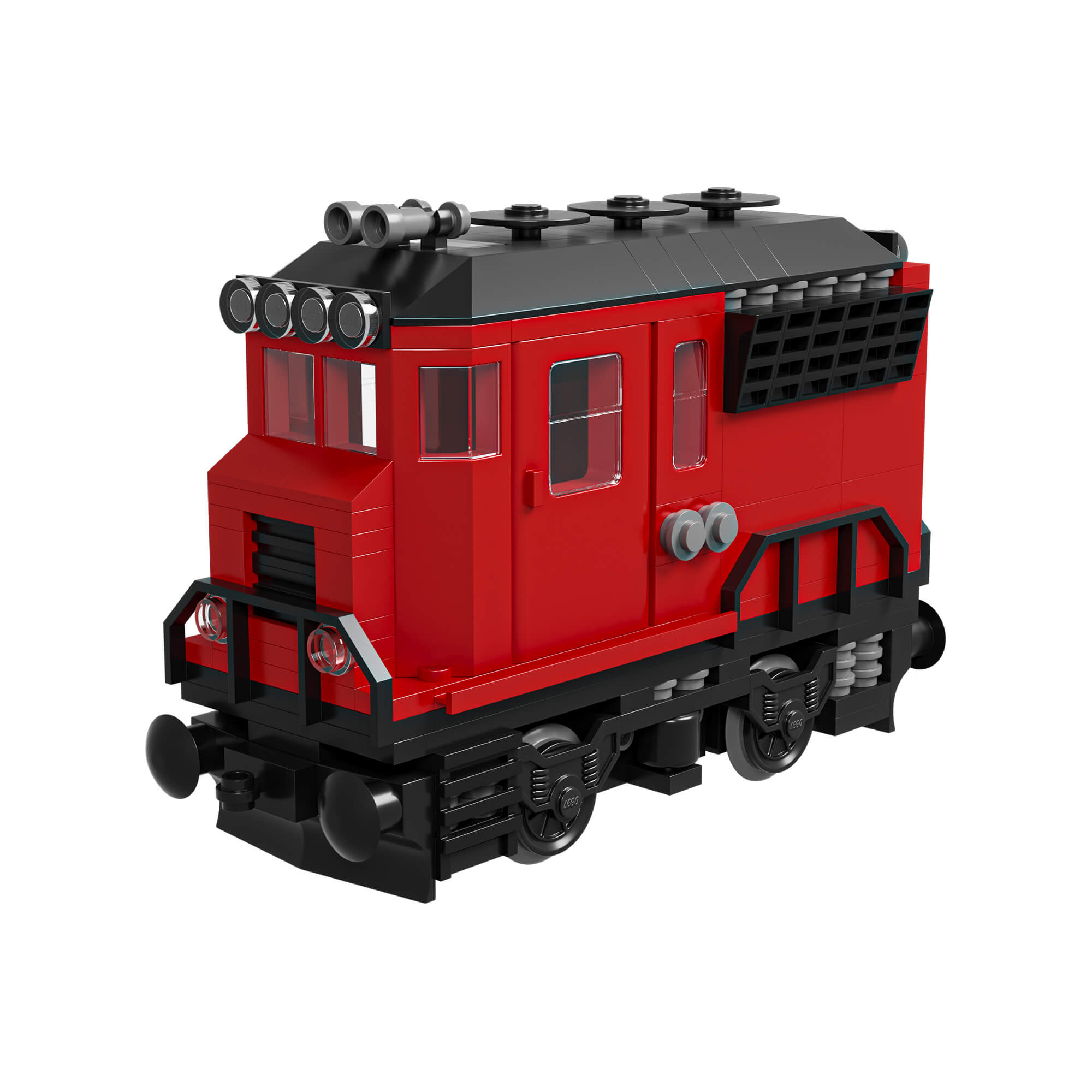 Train Mini Diesel-Electric Extinguisher Class B 3D Model by ONModels