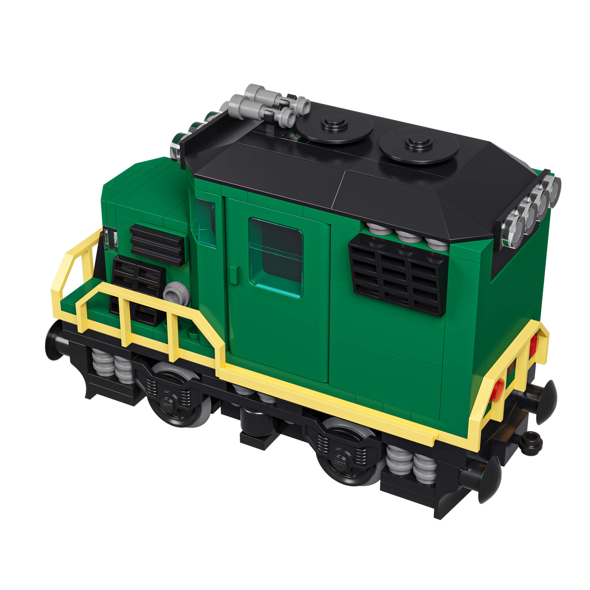 Train Mini Diesel-Electric Extinguisher Class D 3D Model by ONModels