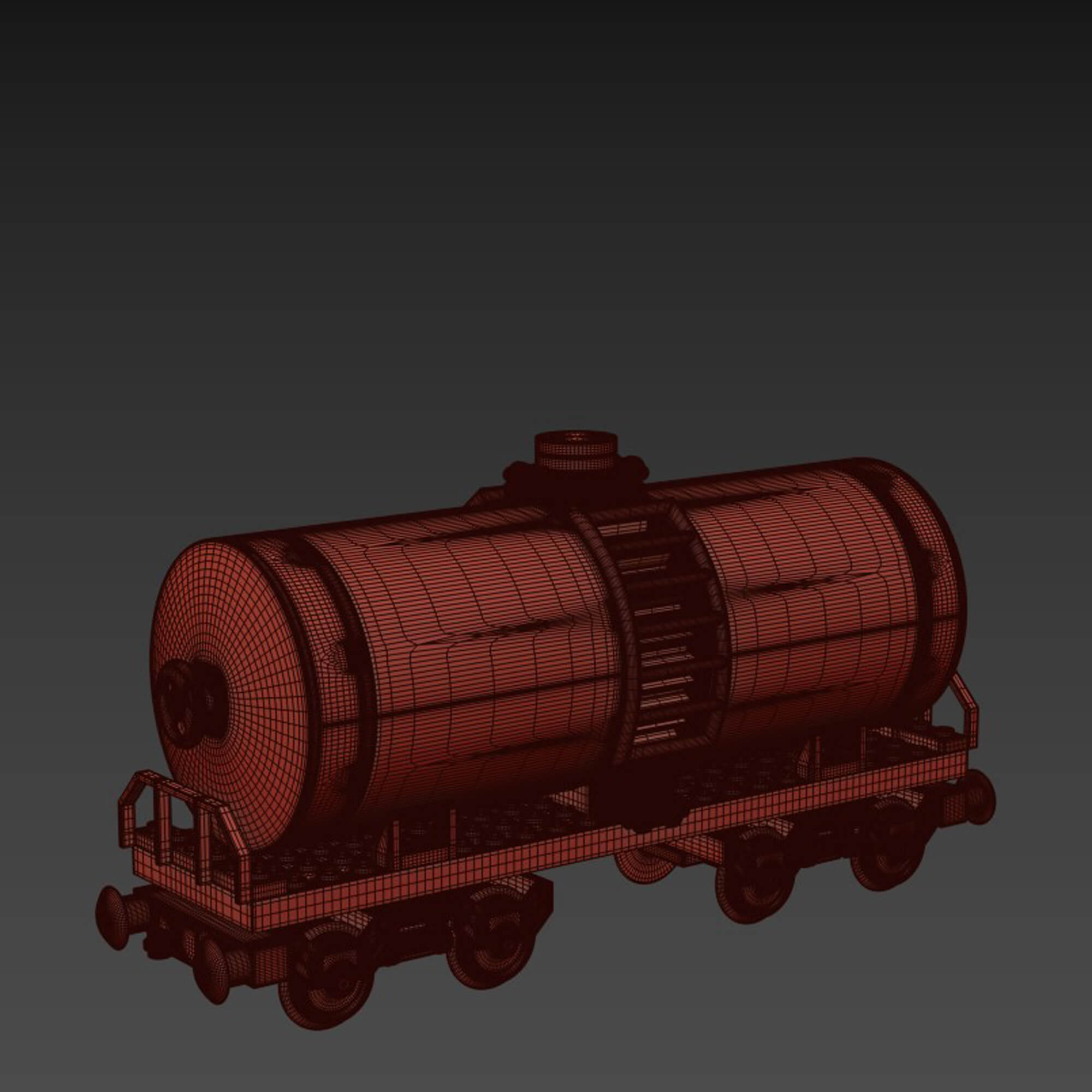 Train Sisterna Lego - 3D Model by ONModels