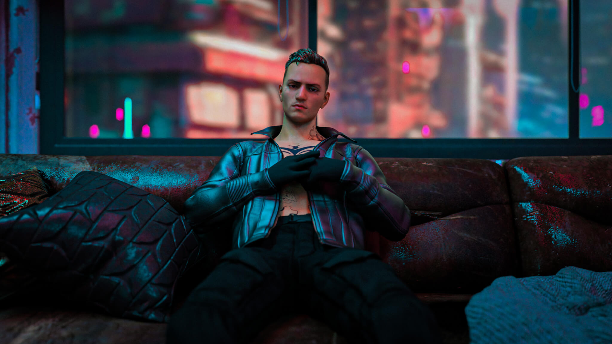 how do you sleep? 3D Render, Digital Art by oomphy