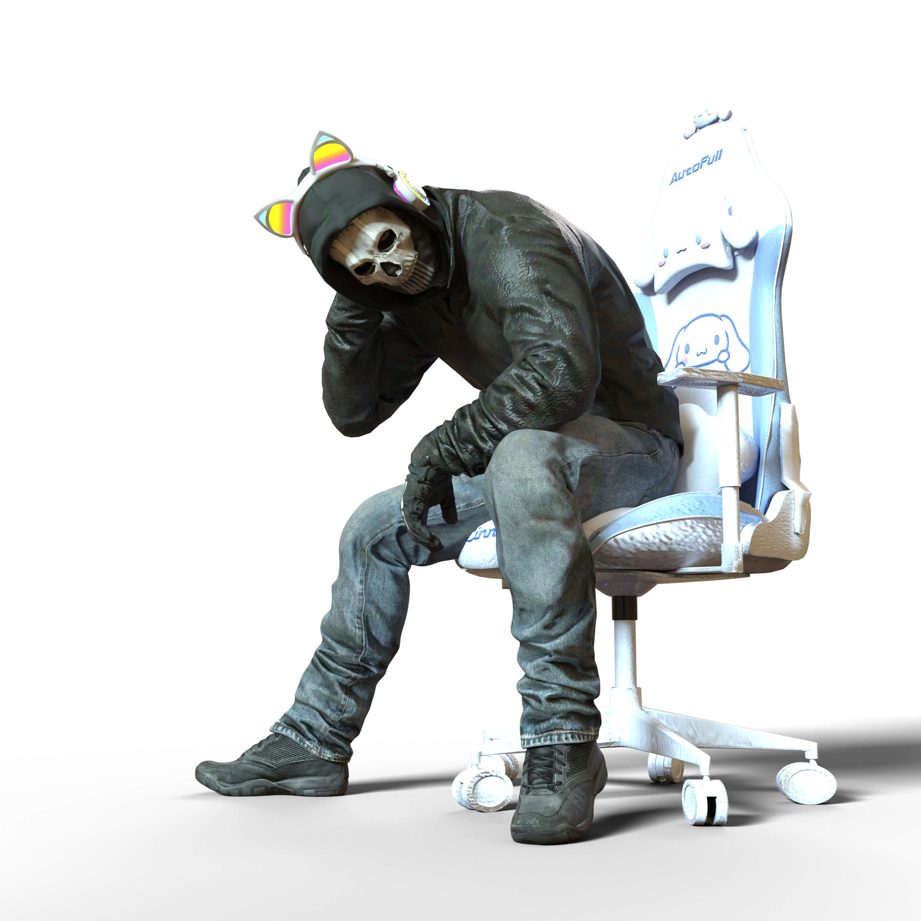 Gamer Guy Collab Pose Pack for G8M & G9 - Daz Content by oomphy