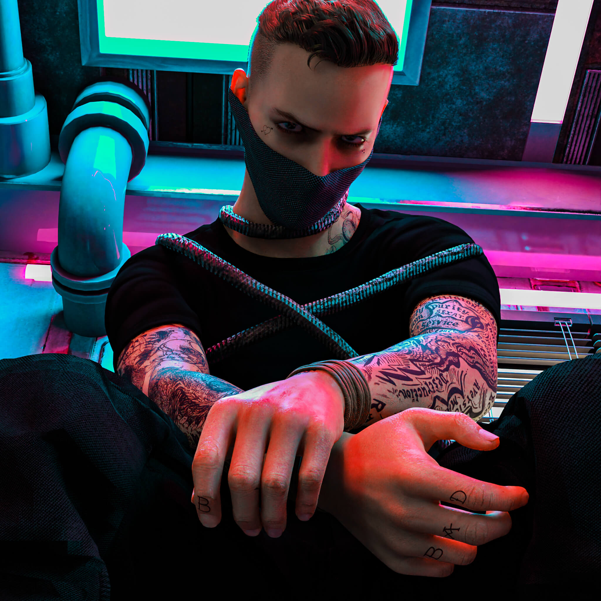 Hostage Pose Pack for G8M - Daz Content by oomphy