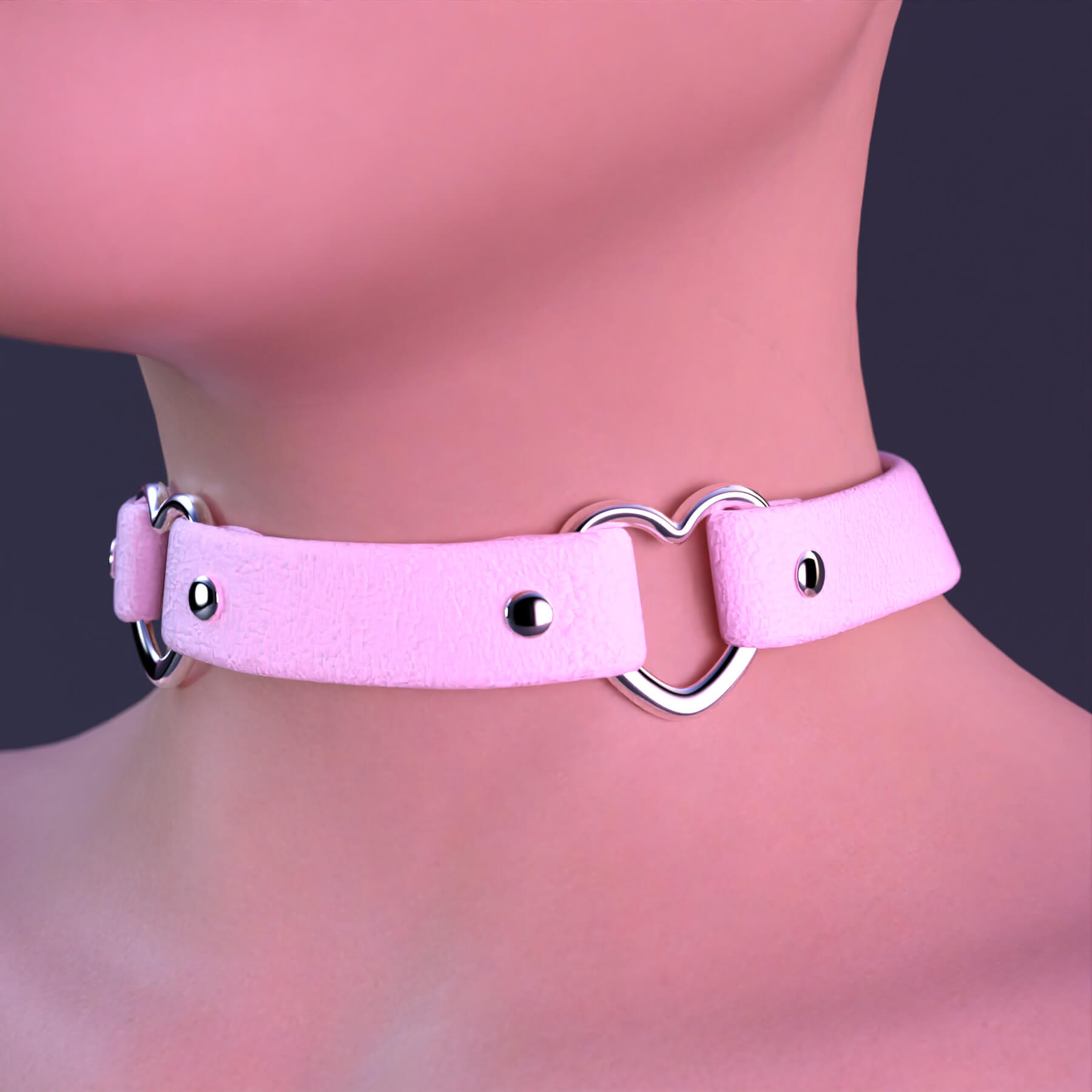 Kawaii Heart Choker for G8F - Daz Content by oomphy