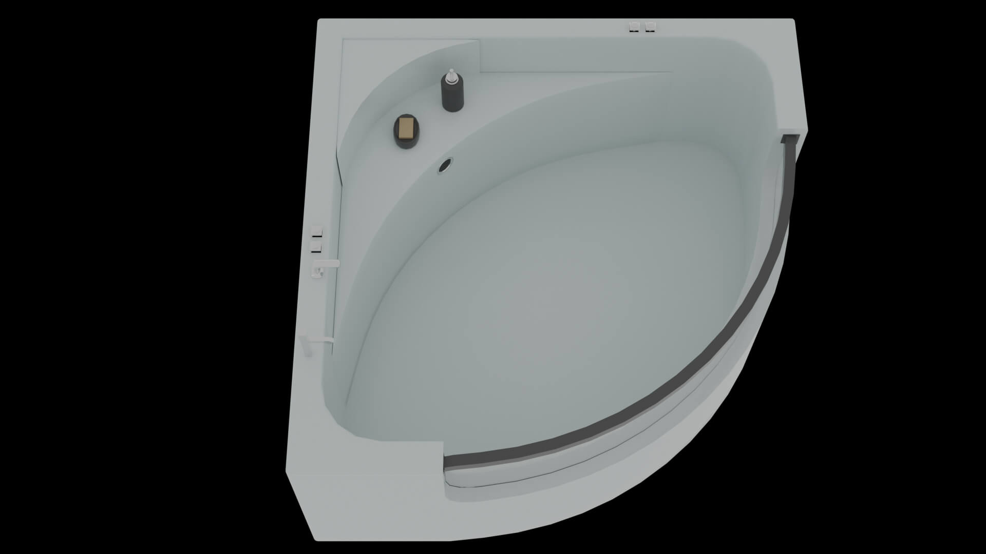 Bathtub and Jacuzzi 3D Model Pack CC4 Blender Game Re by OpChampion3d