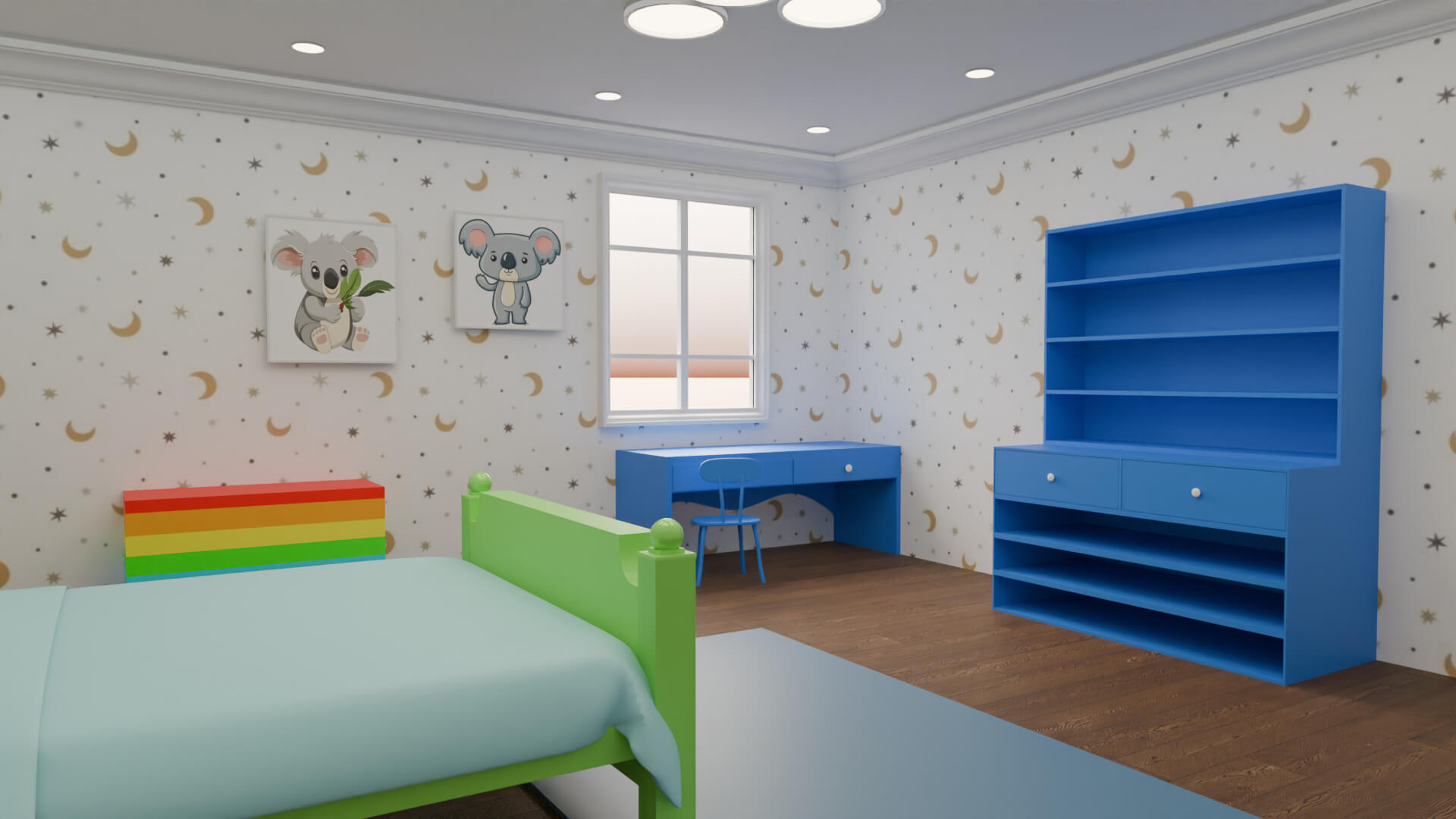 Dreamy Kids' Room 3D Model – Perfect for Visualiza by OpChampion3d