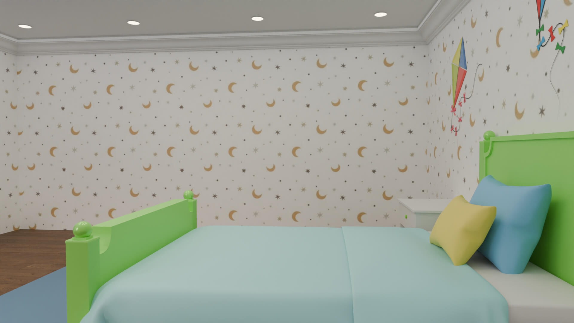 Dreamy Kids' Room 3D Model – Perfect for Visualiza by OpChampion3d