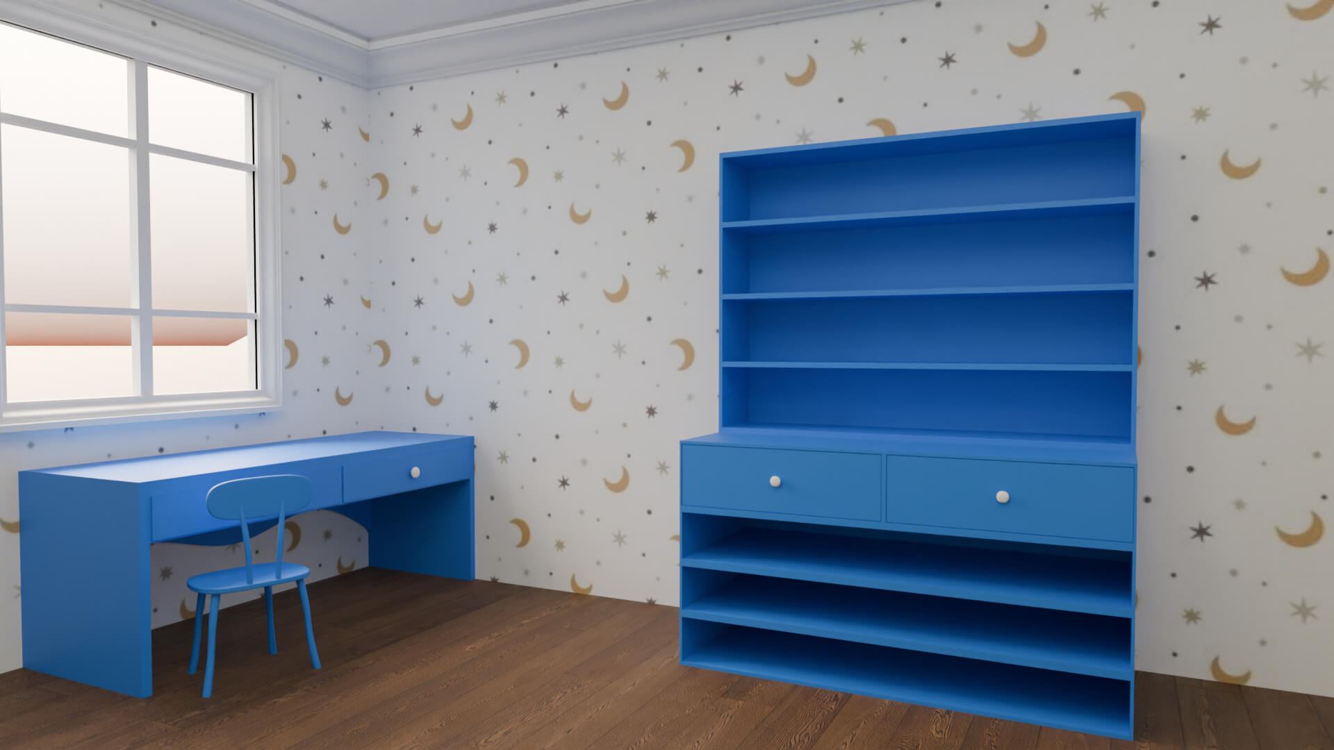 Dreamy Kids' Room 3D Model – Perfect for Visualiza by OpChampion3d