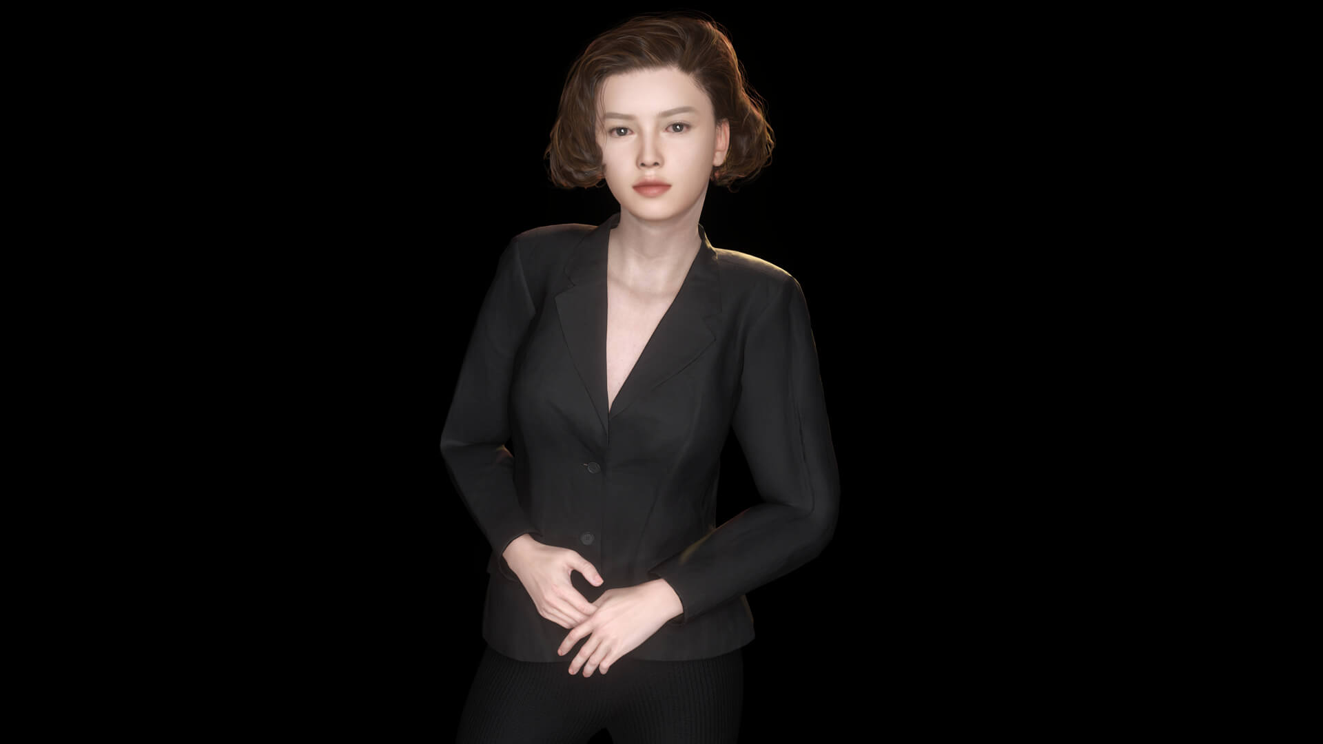 Evelyn High-End Realistic Business Woman 3D Character - Professional Female