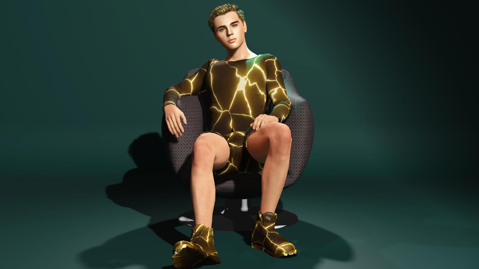 Low Poly Cloth Chair - 3D Model by OpChampion3d