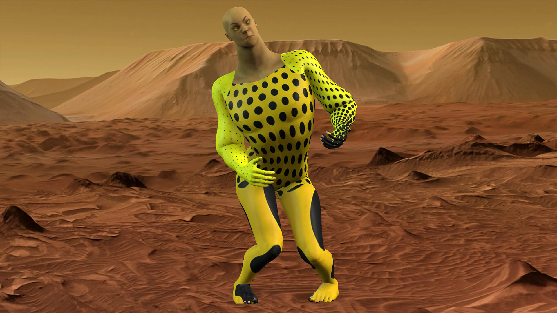 Model Mars Alien by OpChampion3d
