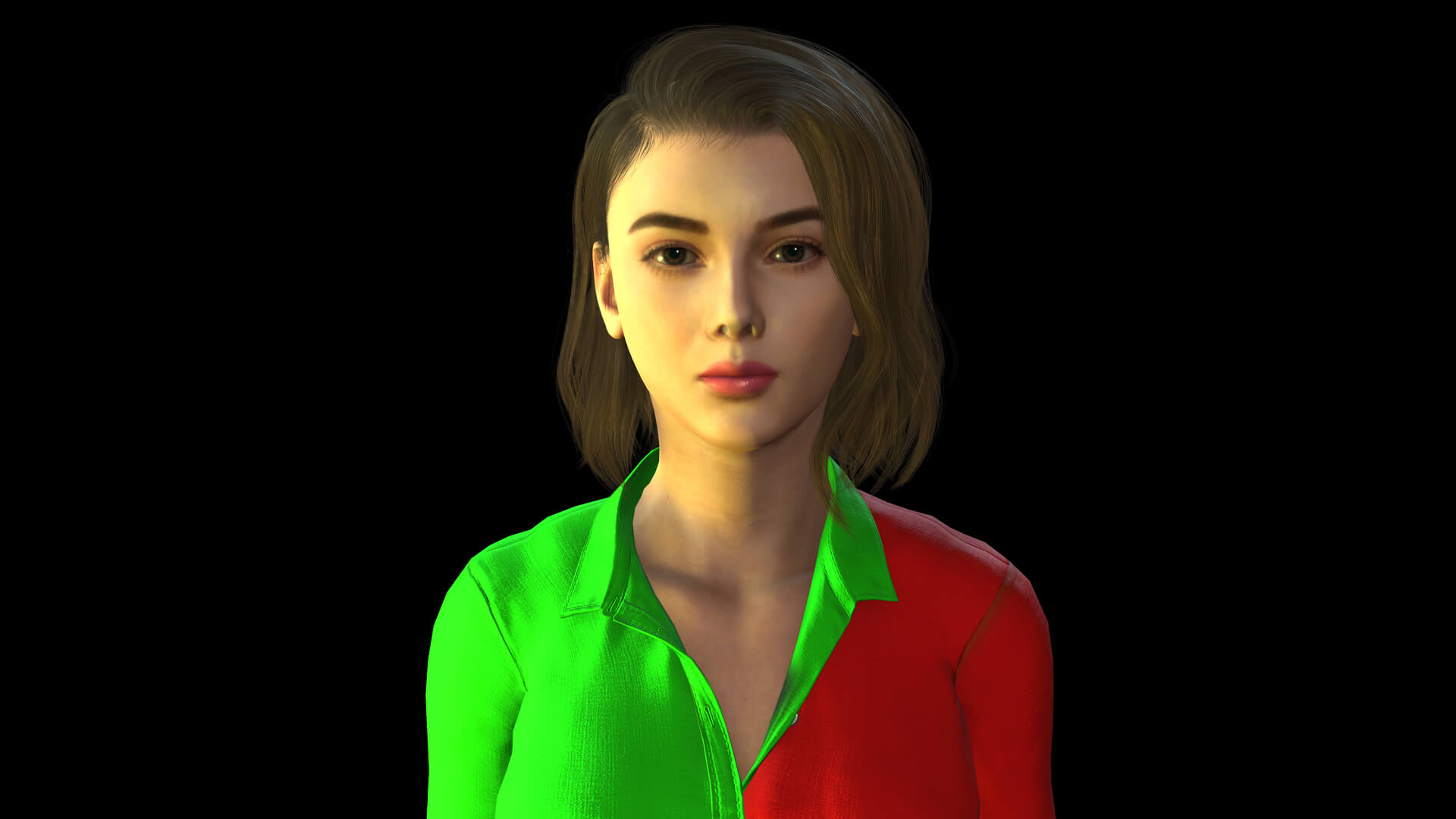 Realistic 3D Female Character – Rigged Model for by OpChampion3d
