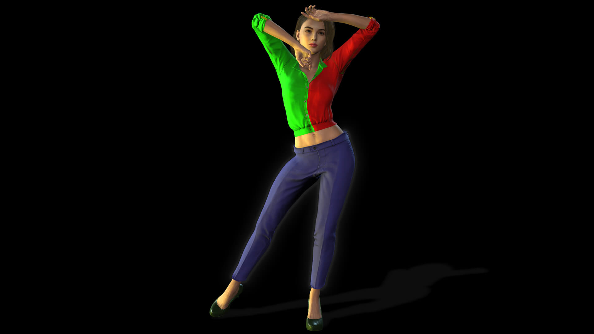 Realistic 3D Female Character – Rigged Model for by OpChampion3d