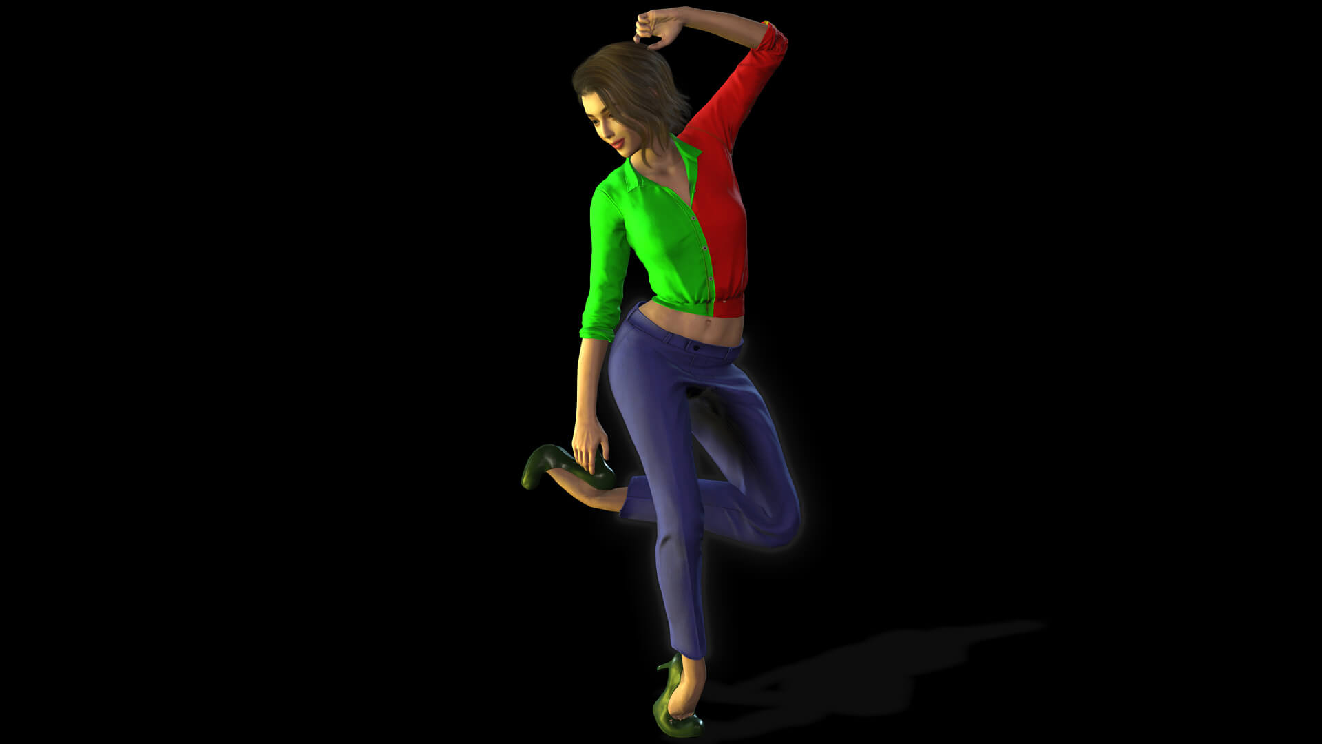 Realistic 3D Female Character – Rigged Model for by OpChampion3d