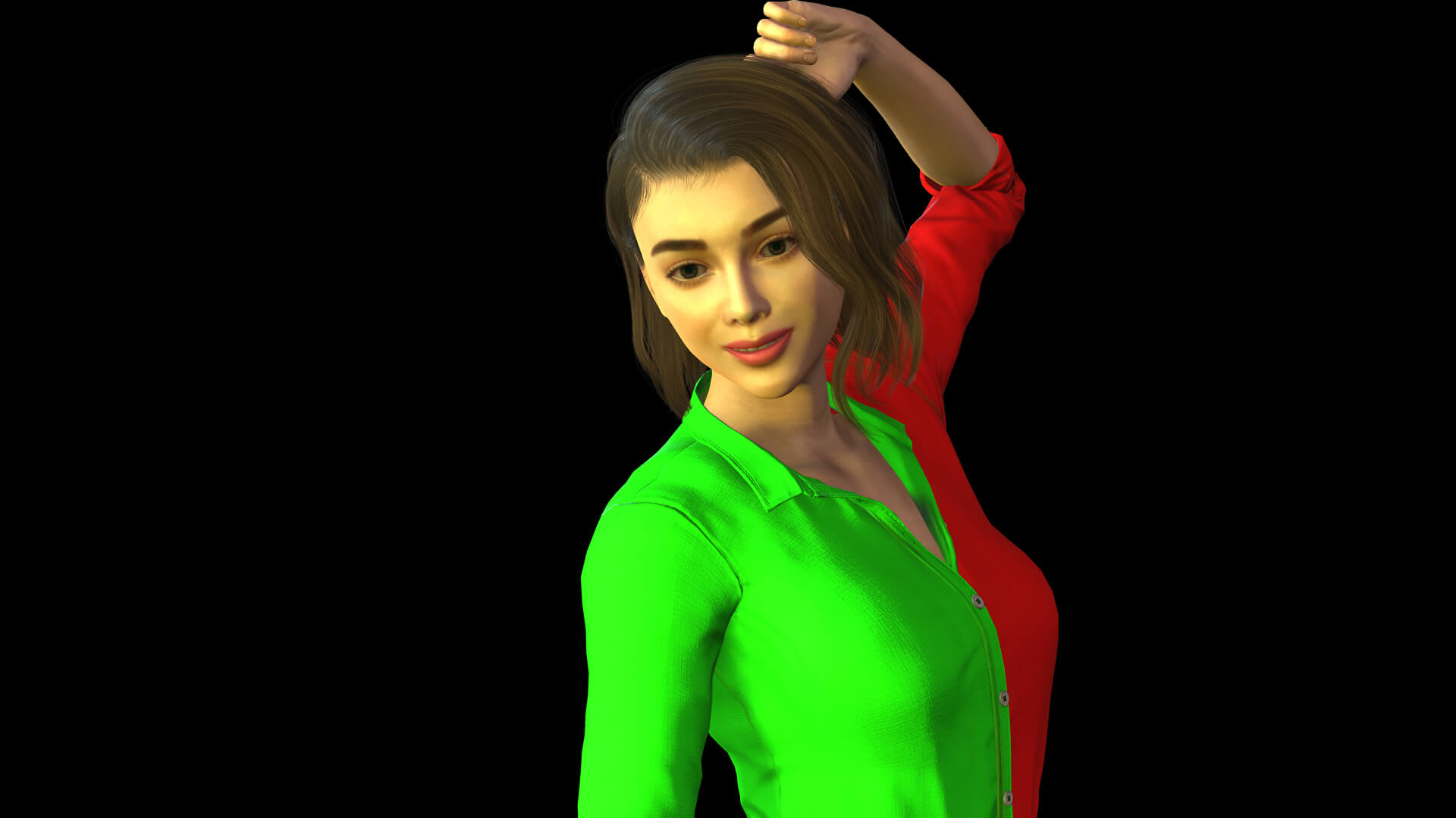 Realistic 3D Female Character – Rigged Model for by OpChampion3d