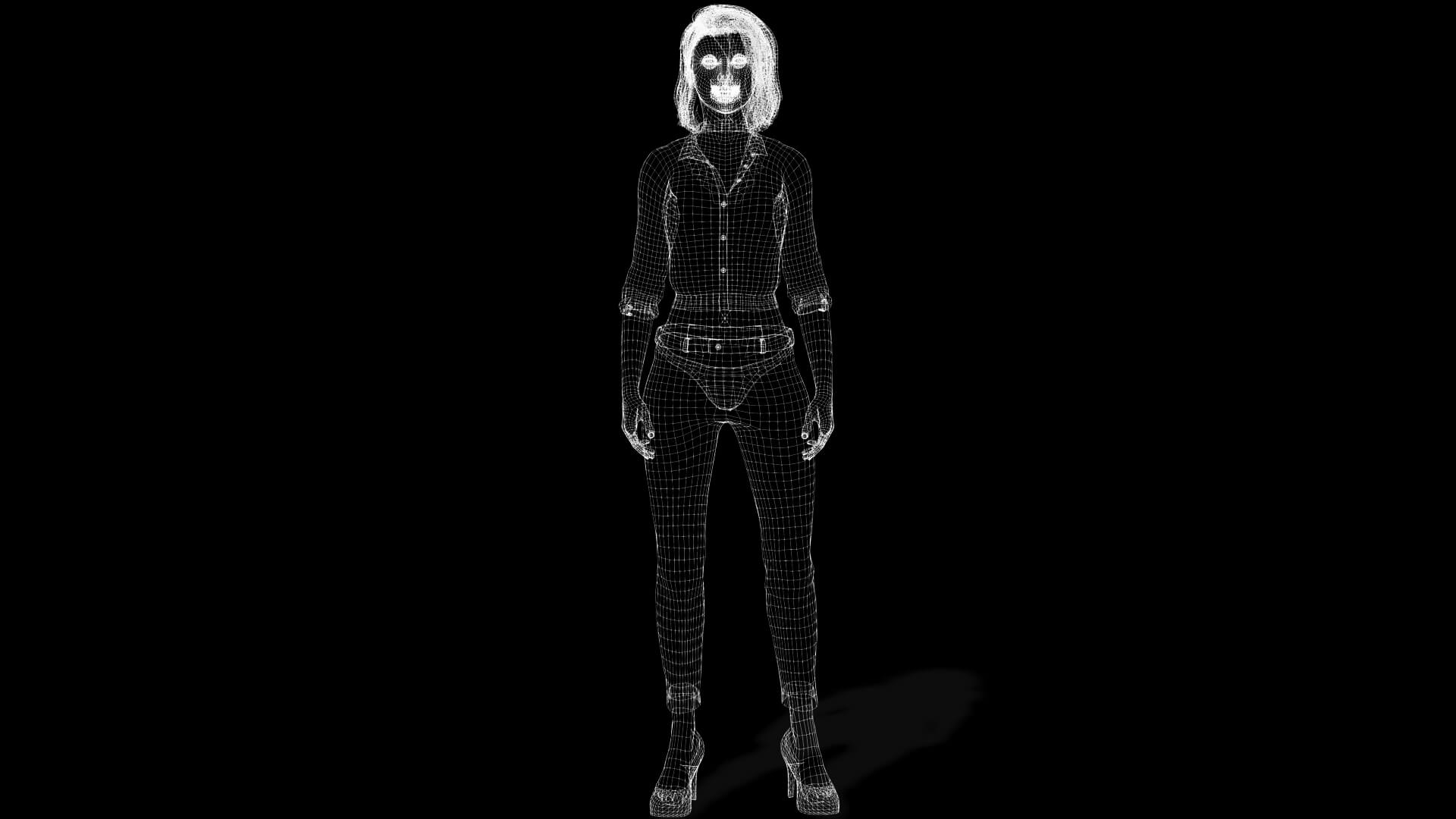 Realistic 3D Female Character – Rigged Model for by OpChampion3d