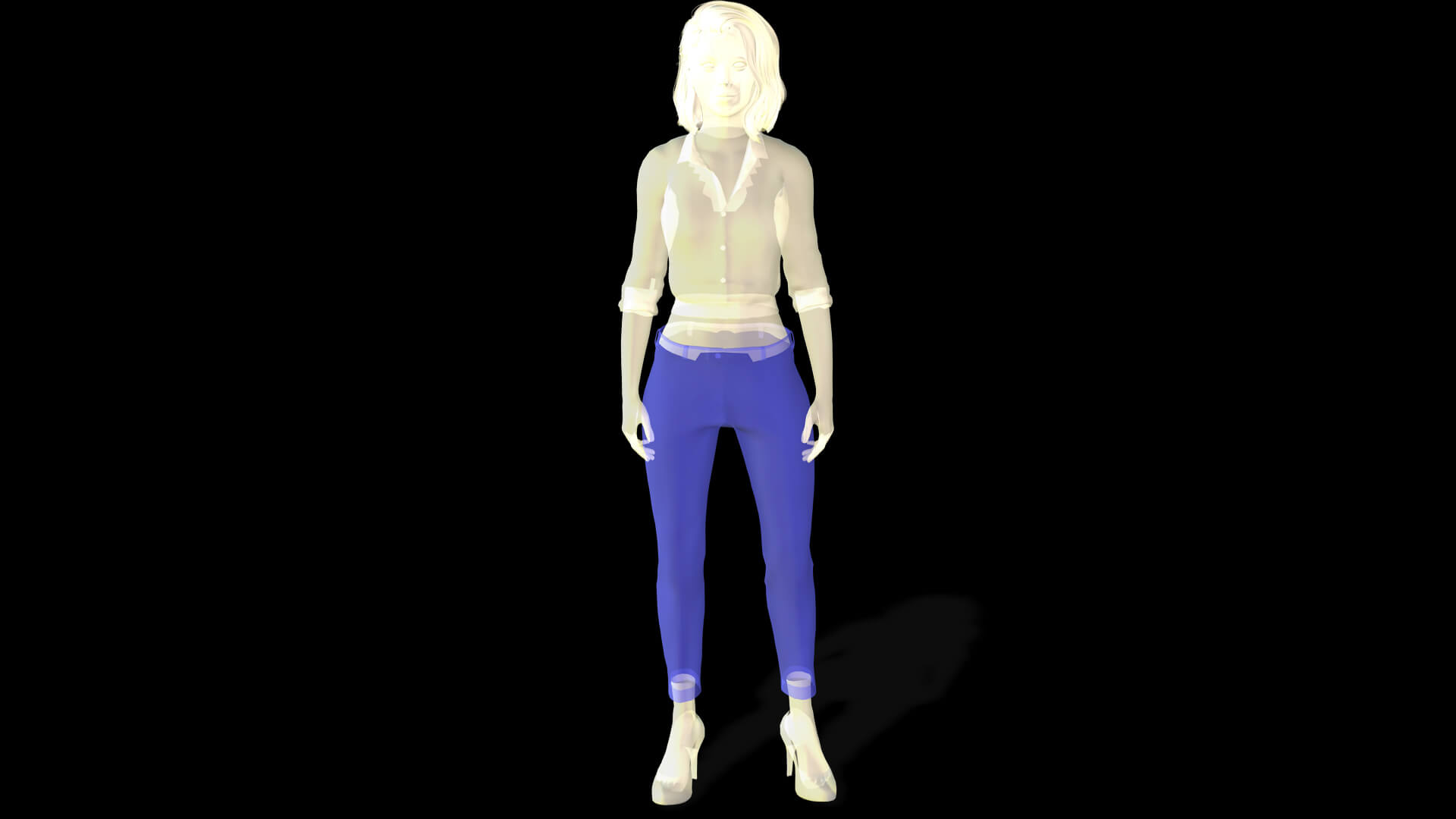 Realistic 3D Female Character – Rigged Model for by OpChampion3d