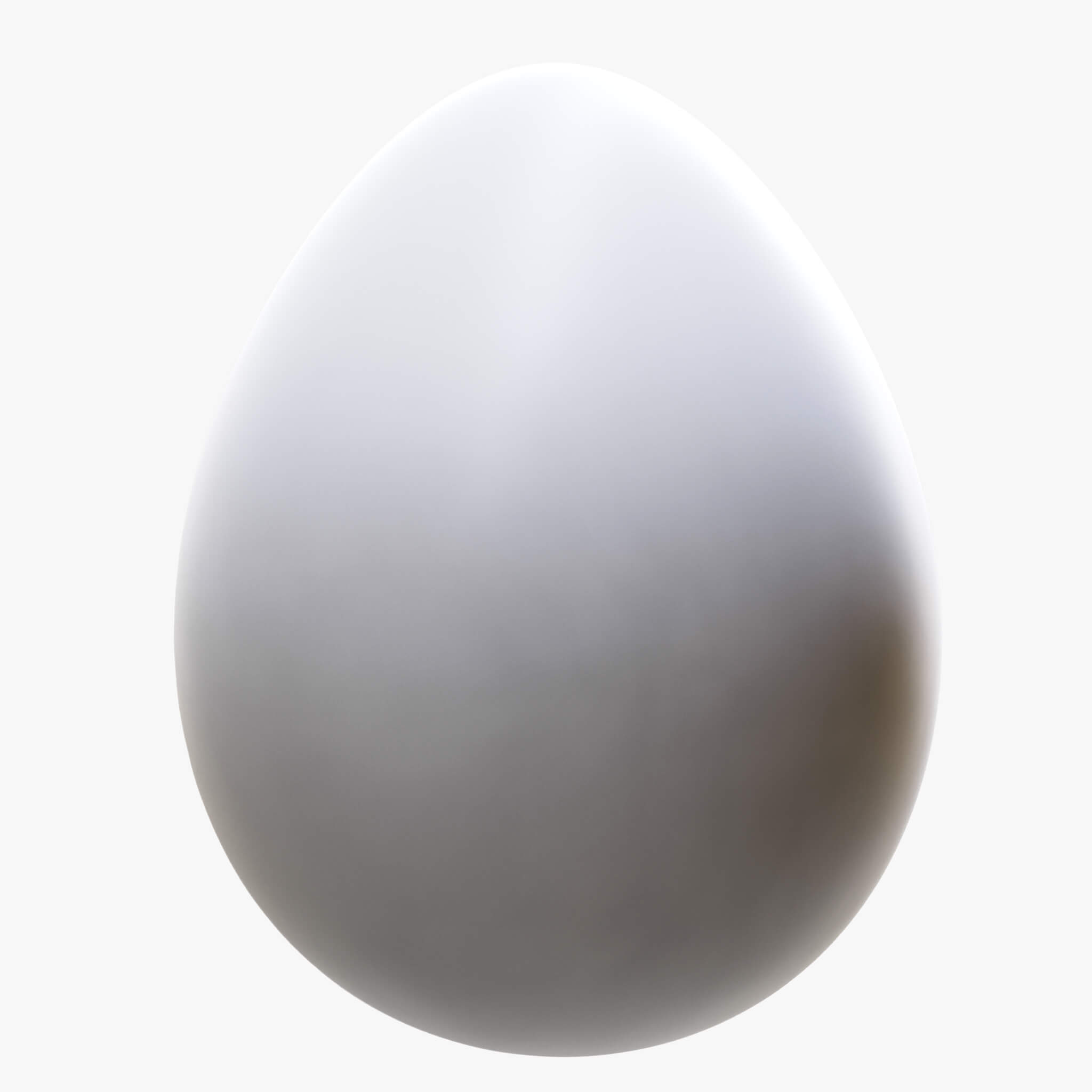 Stylized Egg - 3D Model by orange3dart