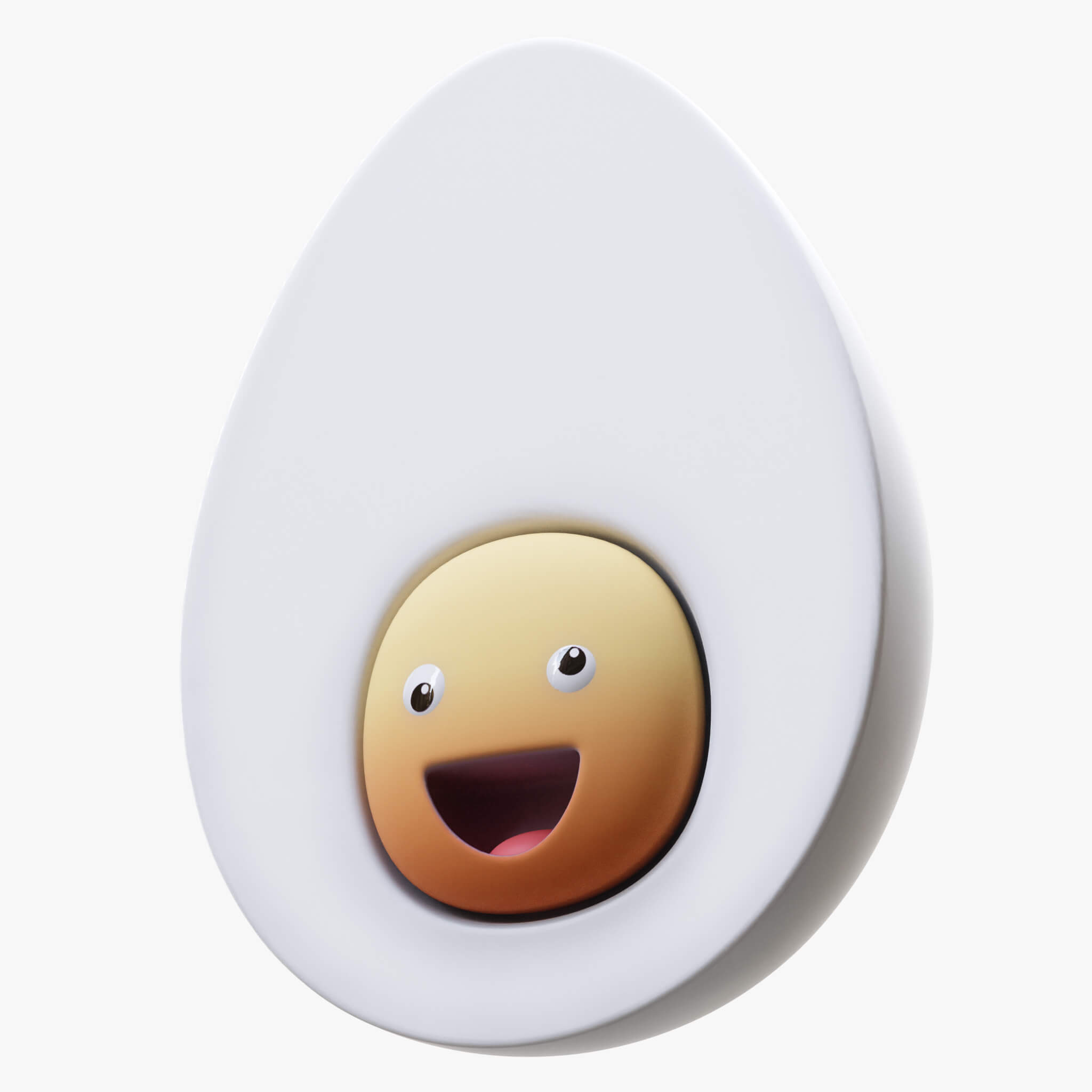 Stylized Egg - 3D Model by orange3dart