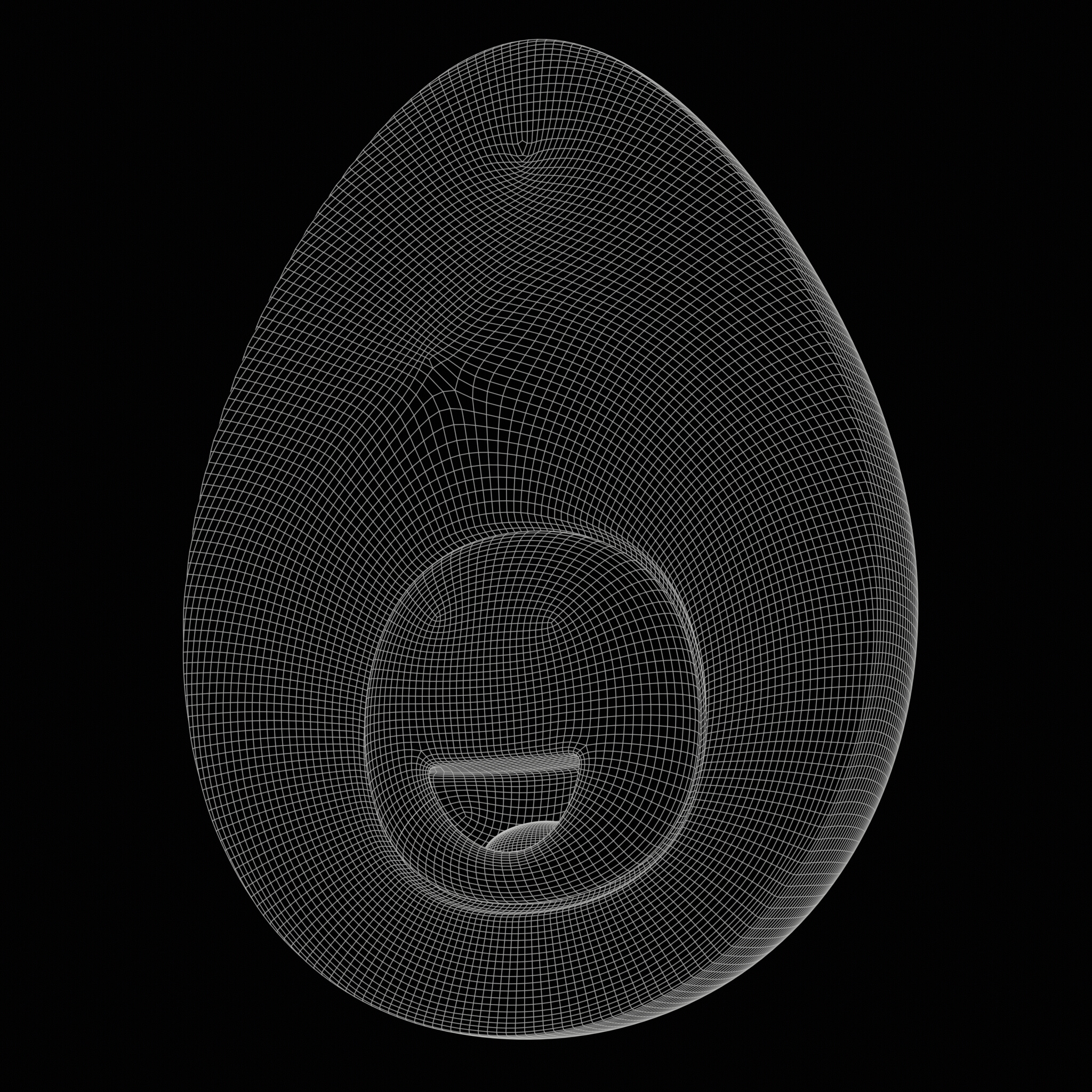 Stylized Egg - 3D Model by orange3dart