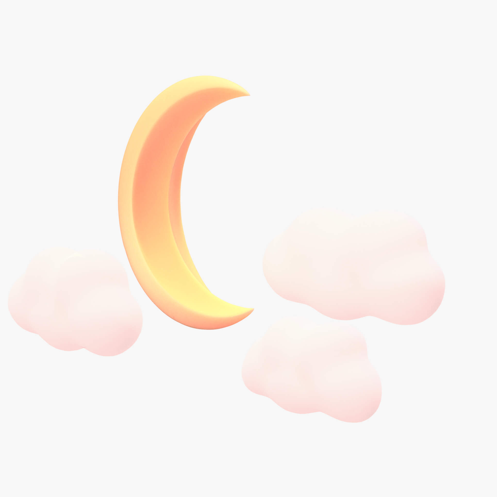 Stylized Moon - 3D Model by orange3dart