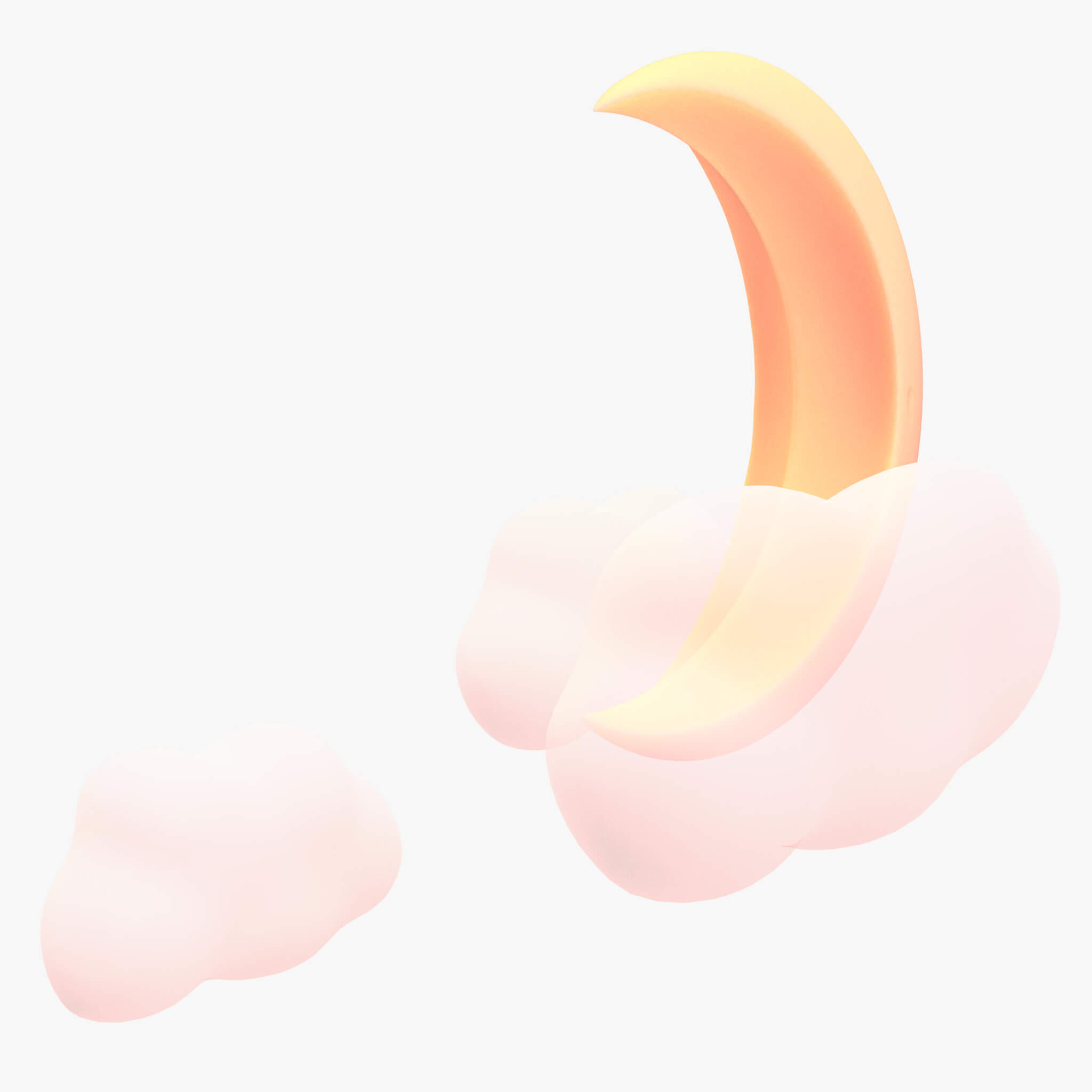 Stylized Moon - 3D Model by orange3dart