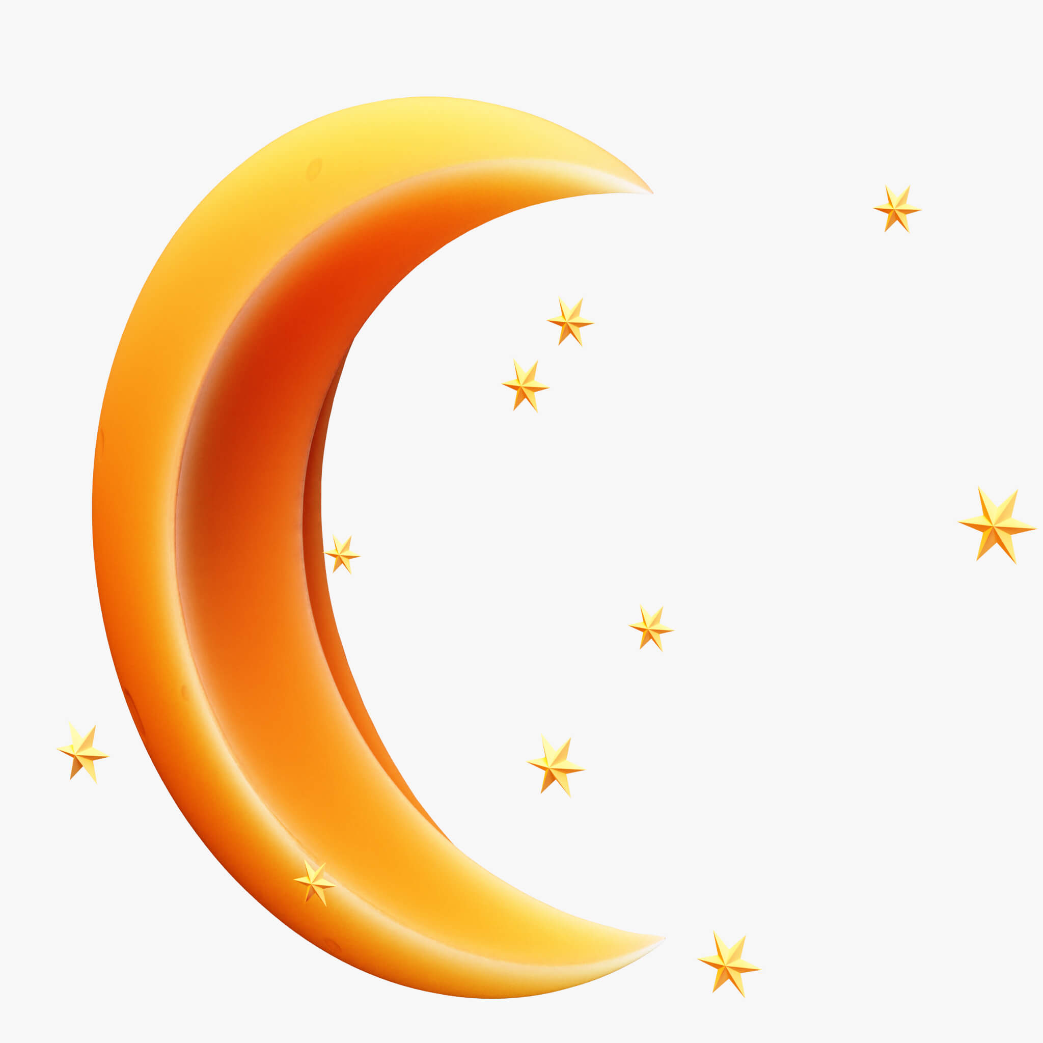 Stylized Moon - 3D Model by orange3dart