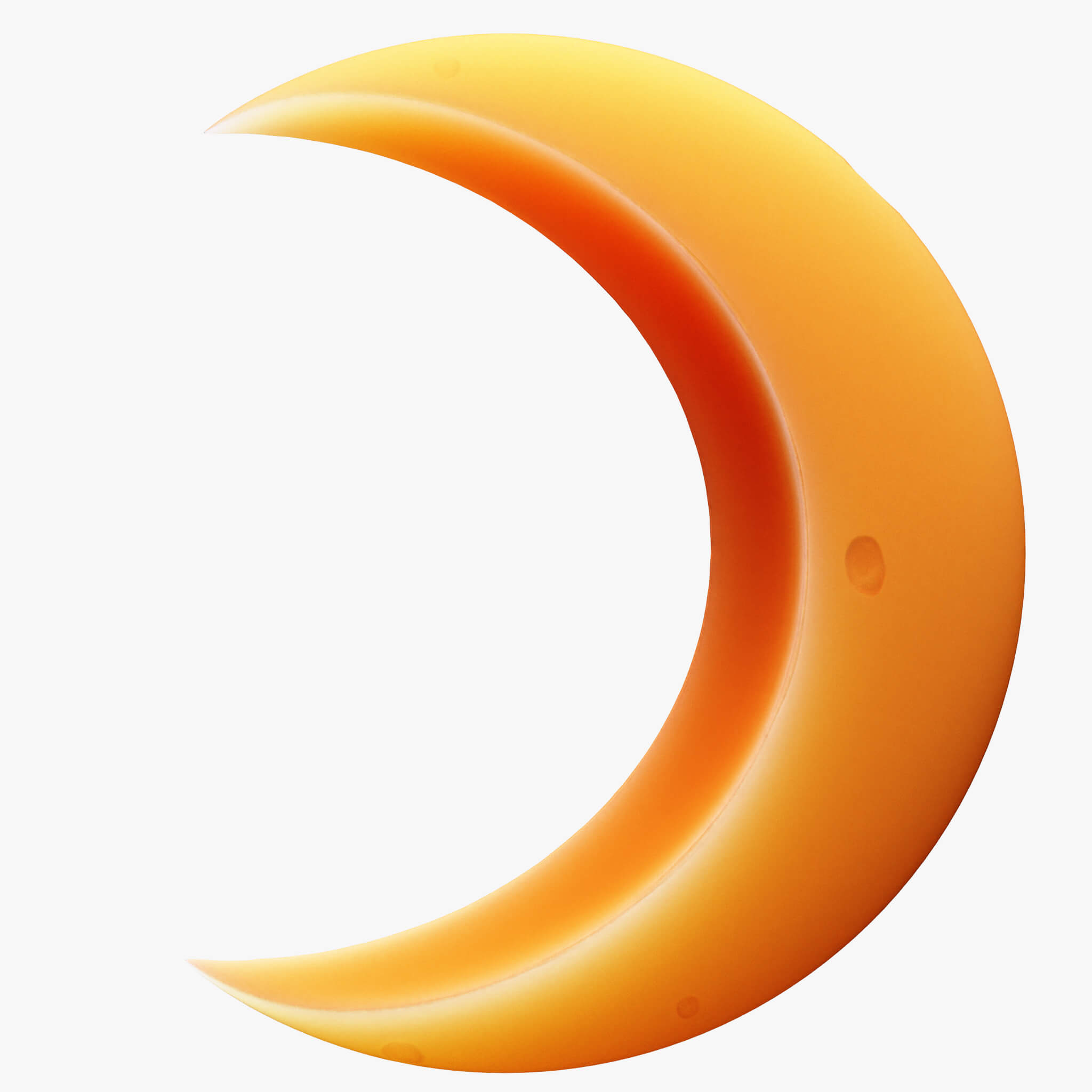 Stylized Moon - 3D Model by orange3dart