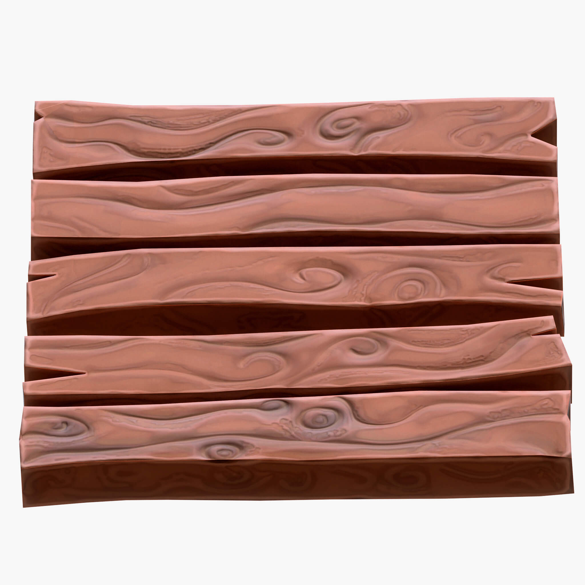 Stylized Wood Planks - 3D Model by orange3dart