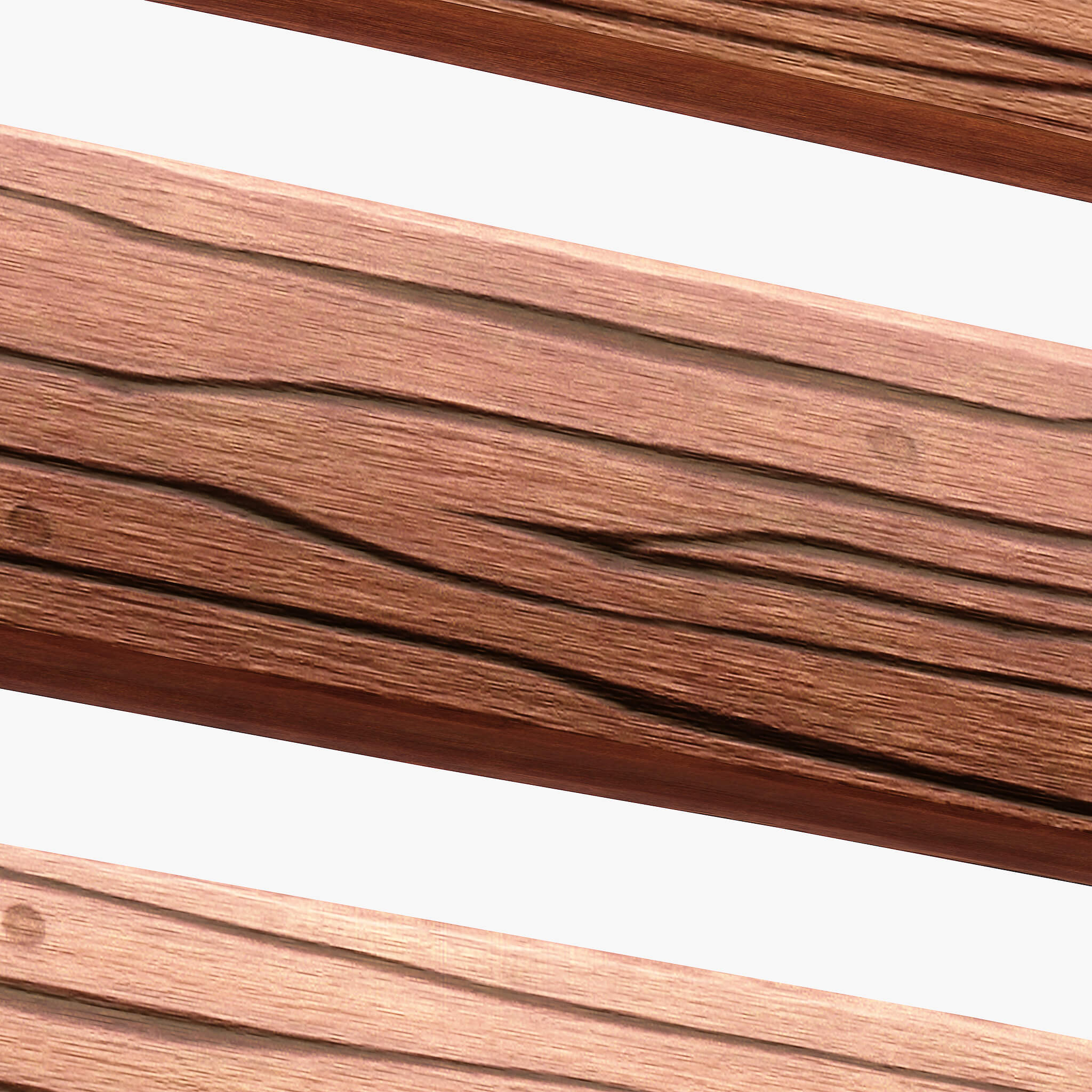 Wood Planks Stylized - 3D Model by orange3dart
