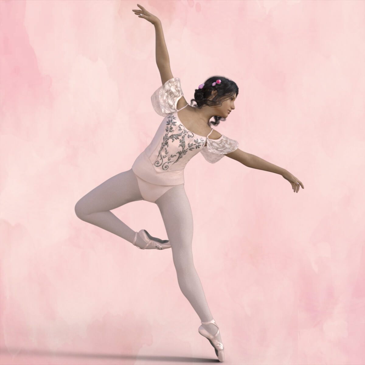 Ballet - Pose Pack for G8F and G9F Daz Content by orenishi966